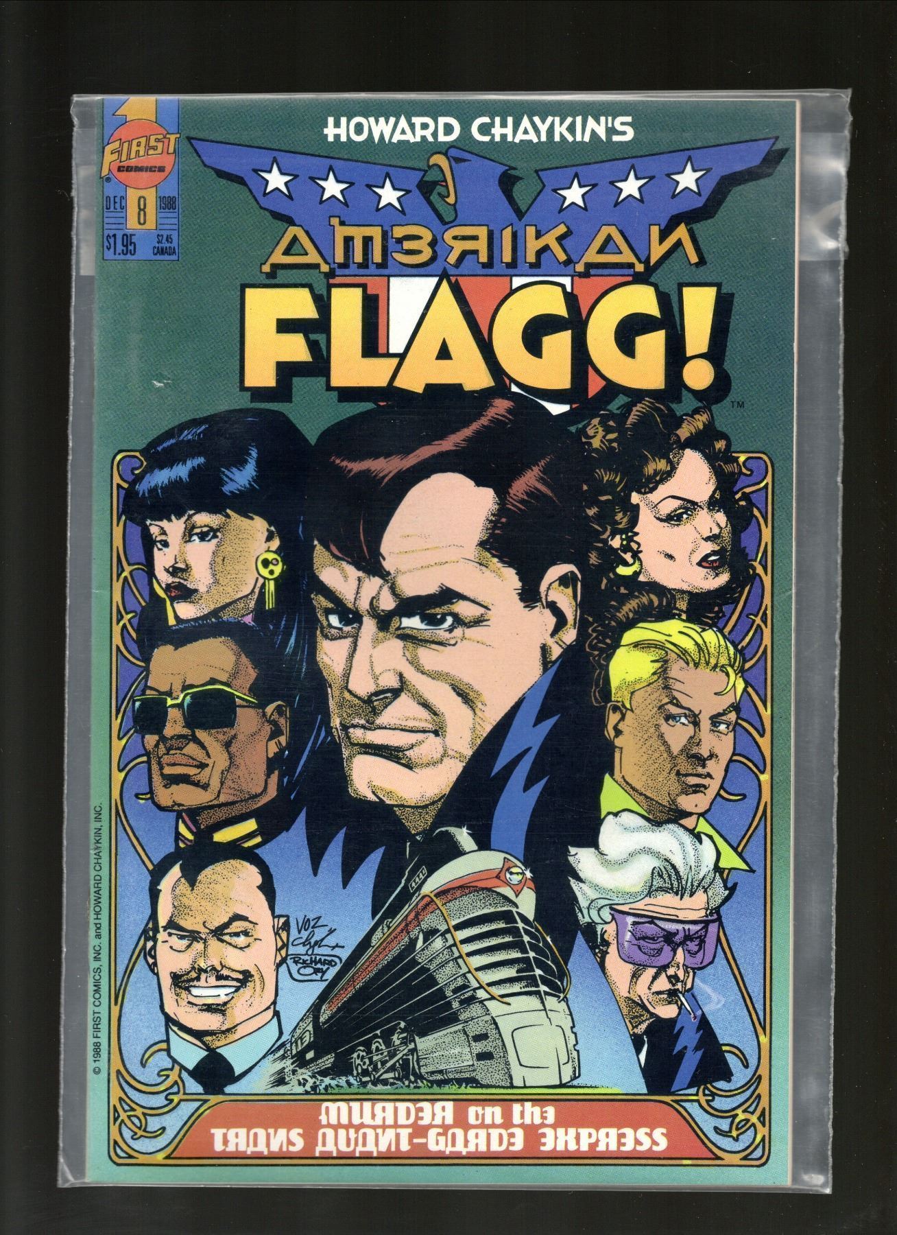 First Comics Amerikan Flagg #8