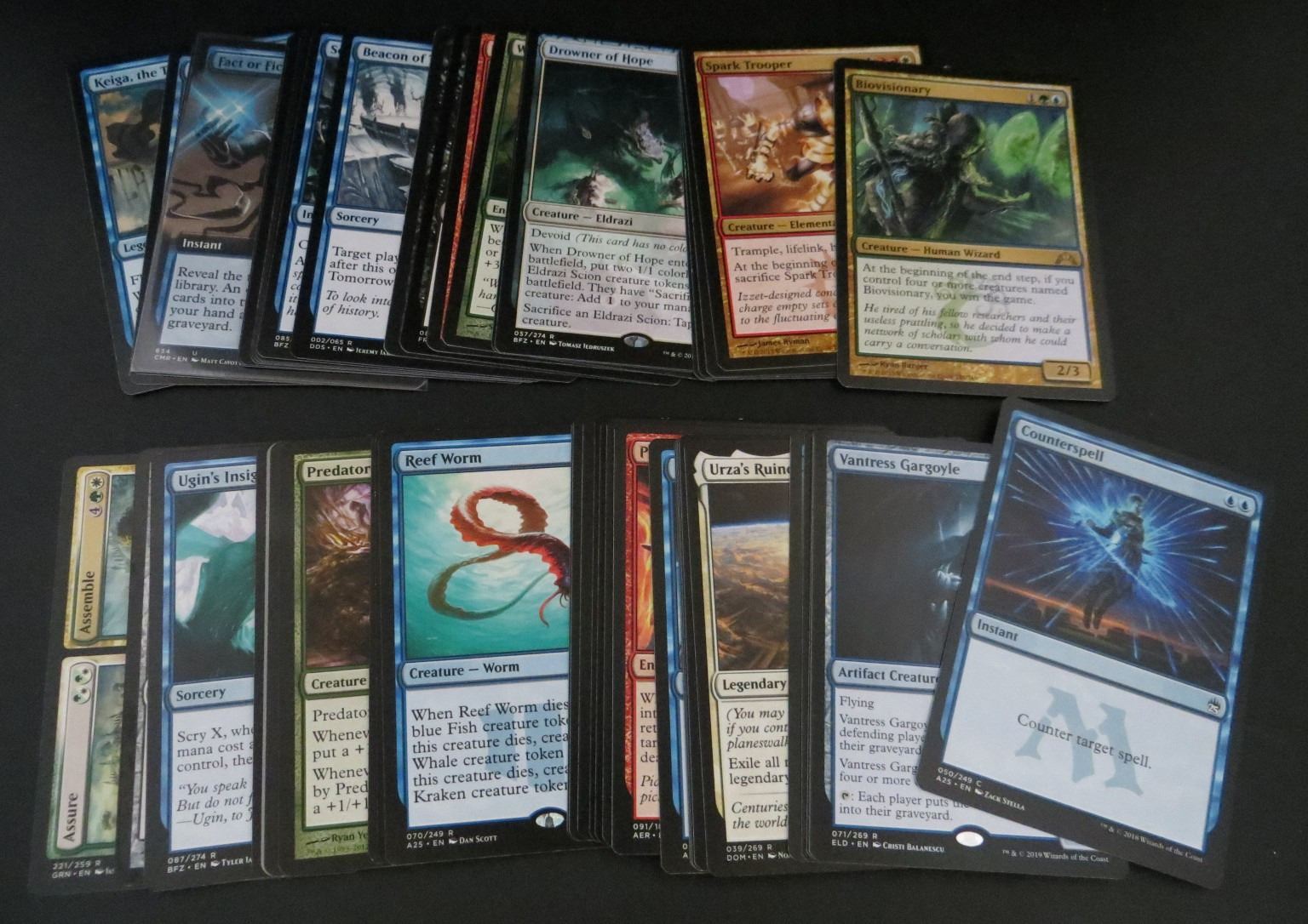 45+ MTG Rare Cards Various Sets & Colors