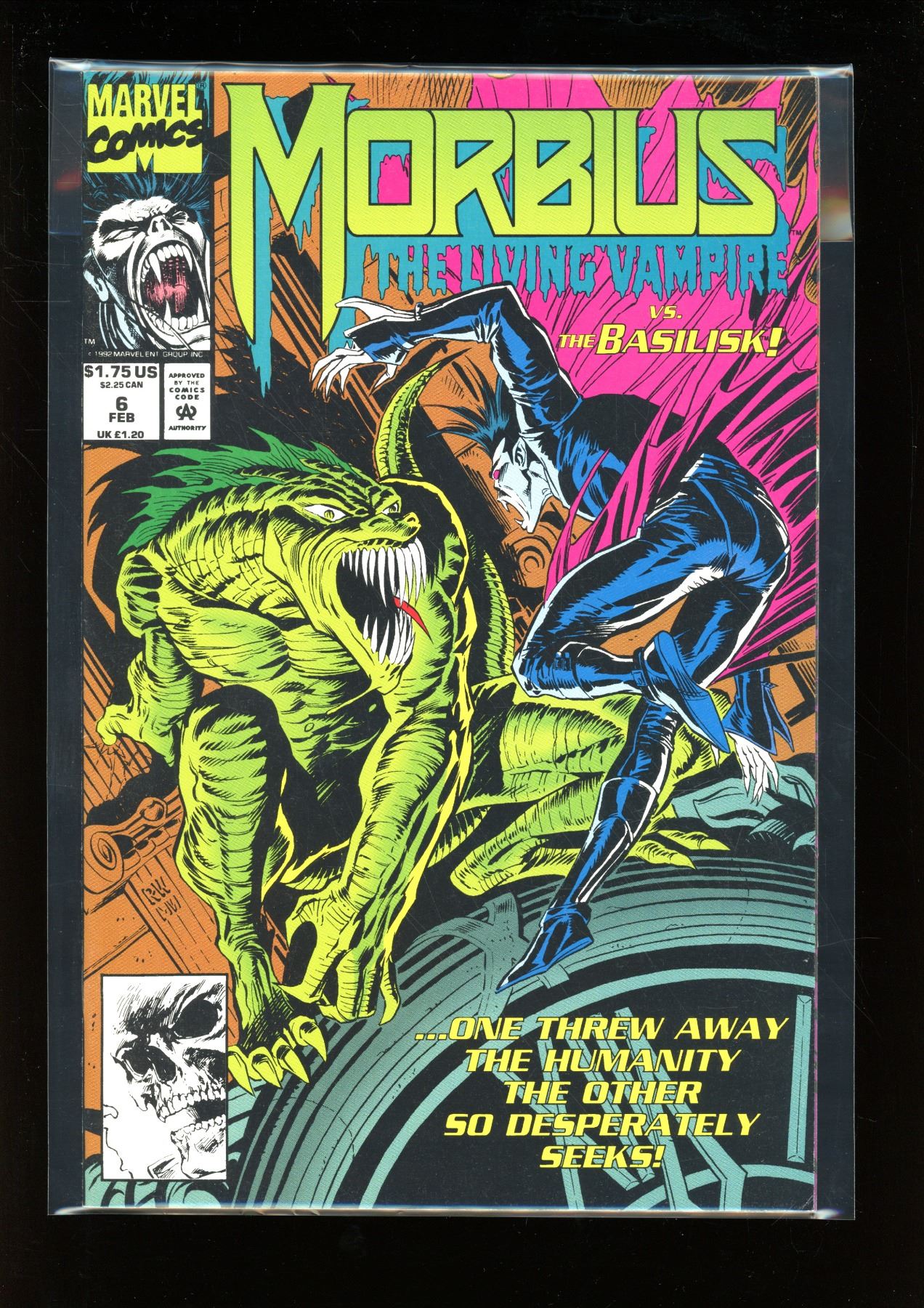 Marvel Morbius The Living Vampire VS. The Basilisk #6