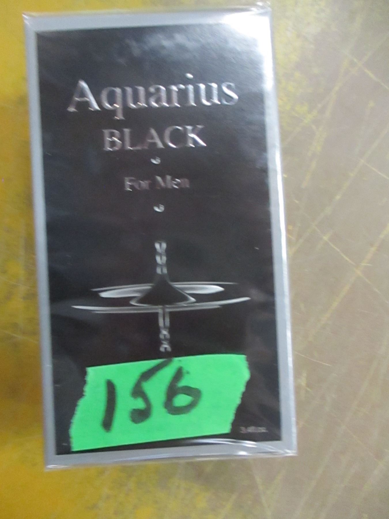 NEW: AQUARUS BLACK MEN'S SPRAY COLOGNE (100 ML)