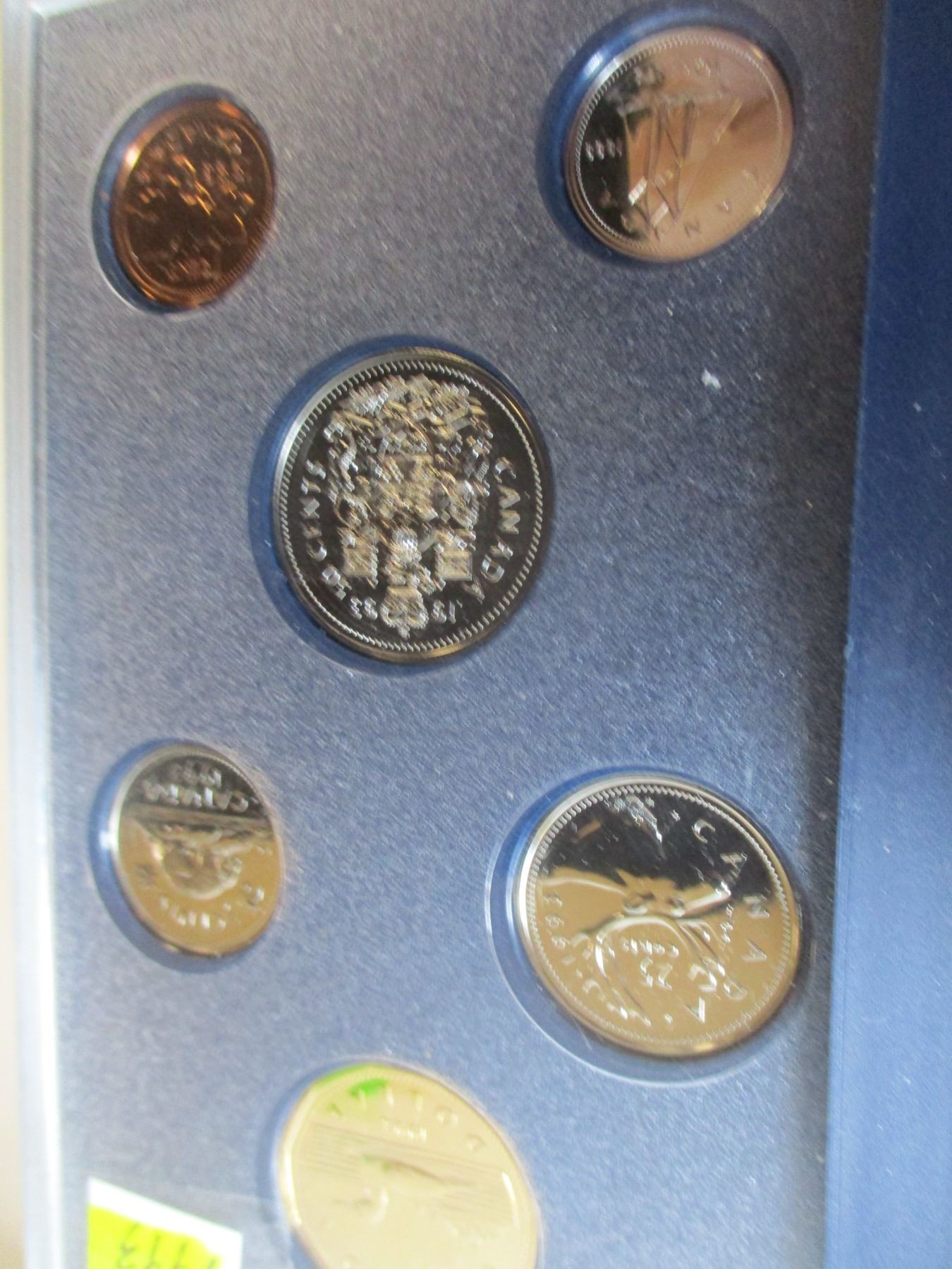 1993 CANADA SPECIMEN MINT COIN SET