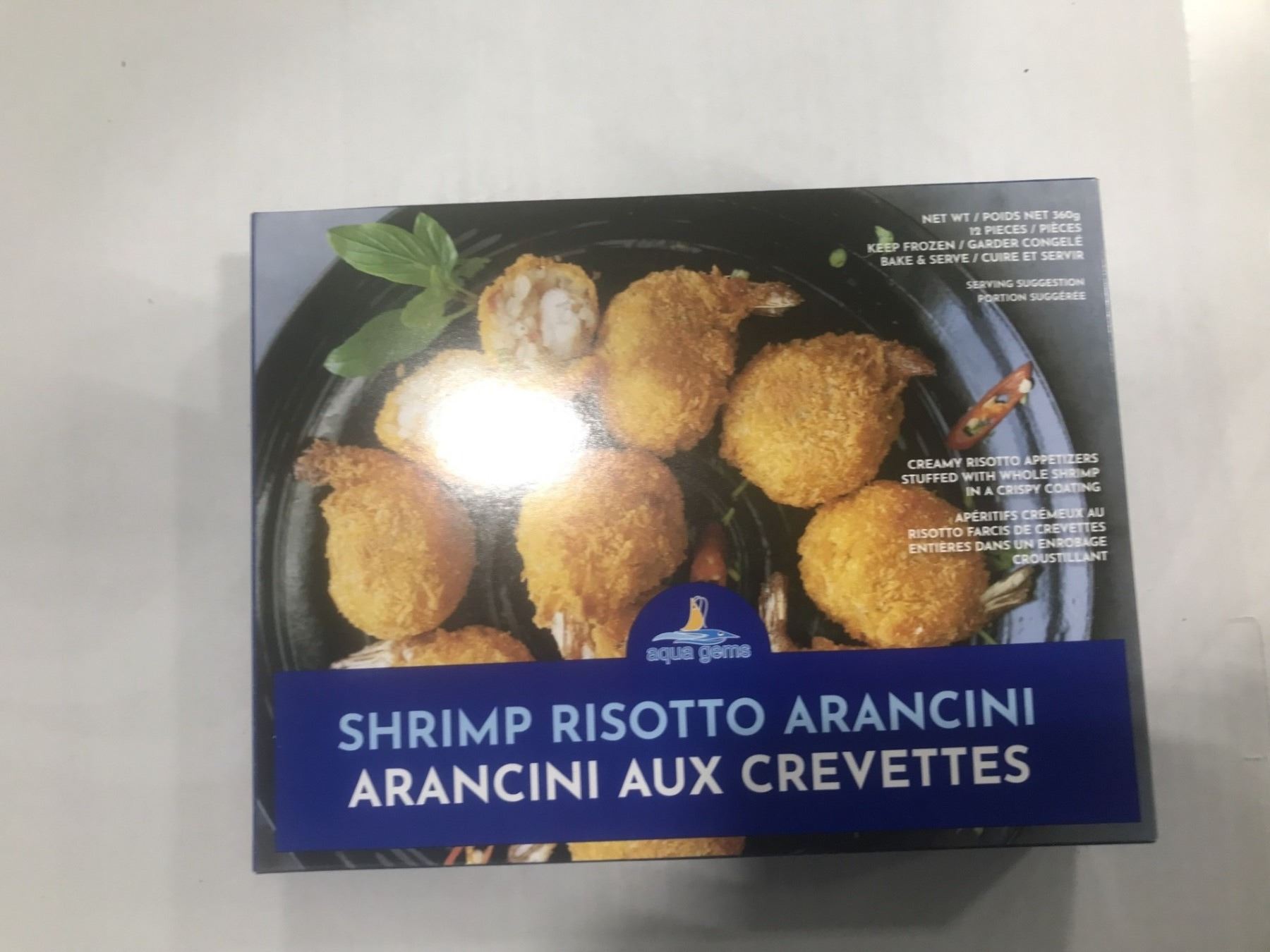 FROZEN: SHRIMP RISOTTO ARANCINI (12) - BOX