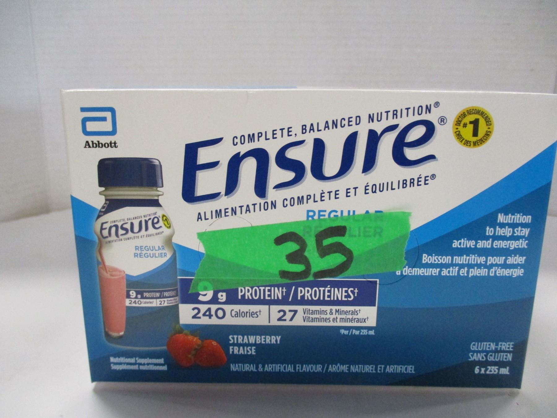 STRAWBERRY ENSURE (6 X 235 ML) - BOX