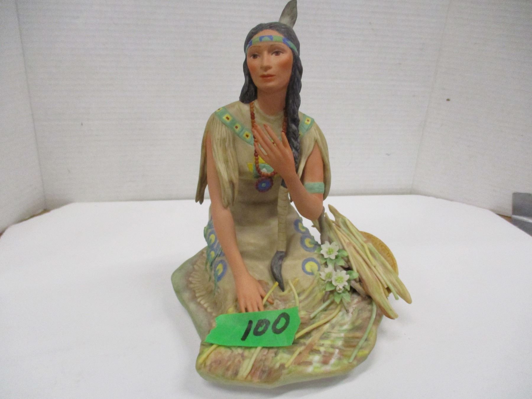 ESTATE/COLLECTABLE: NATIVE PRINCESS STATUE
