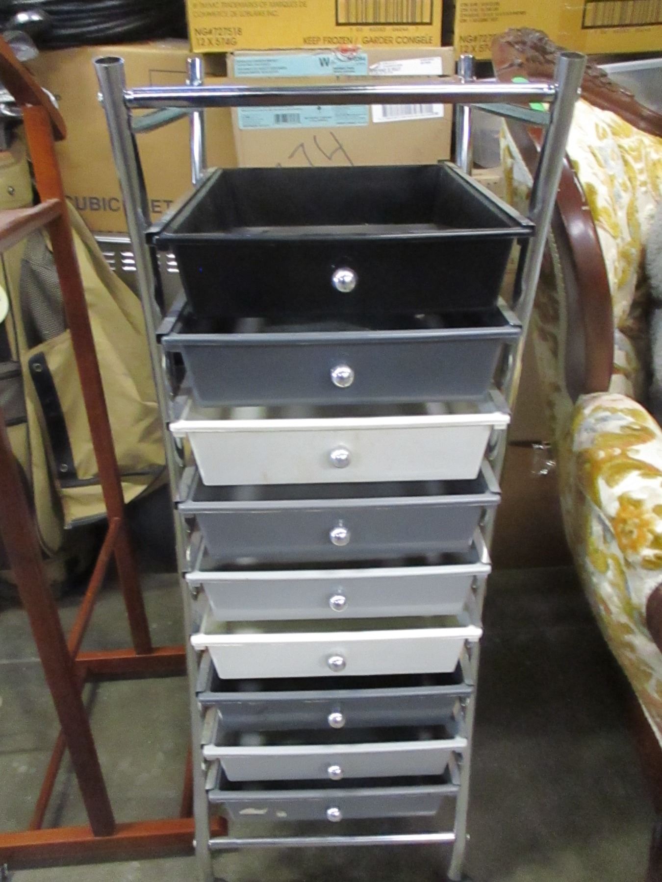 ESTATE: ROLLING MULTI DRAWER STAND