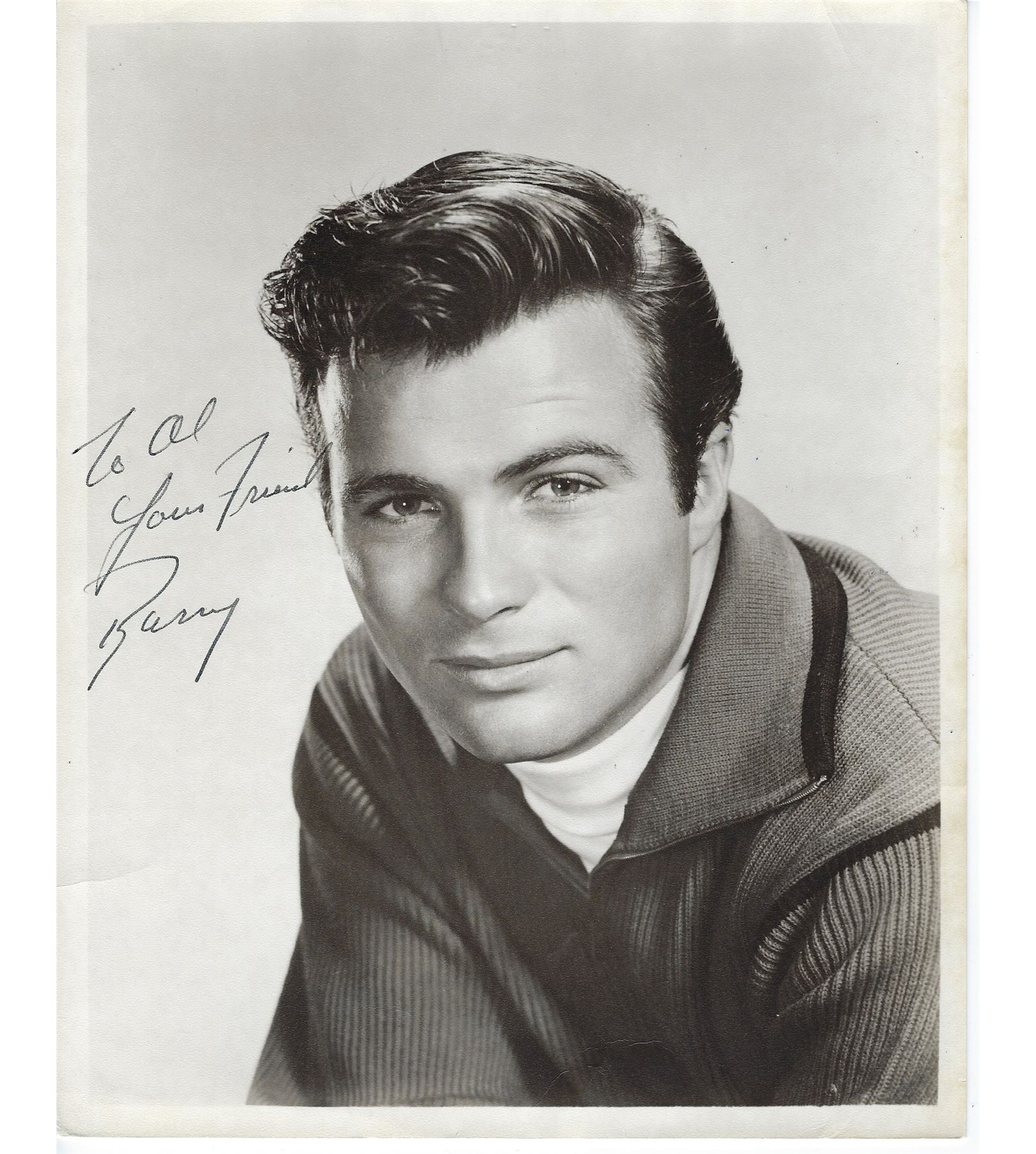 Barry Coe Signed Photo