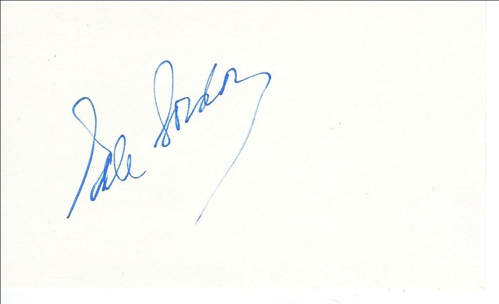 Gale Gordon original signature