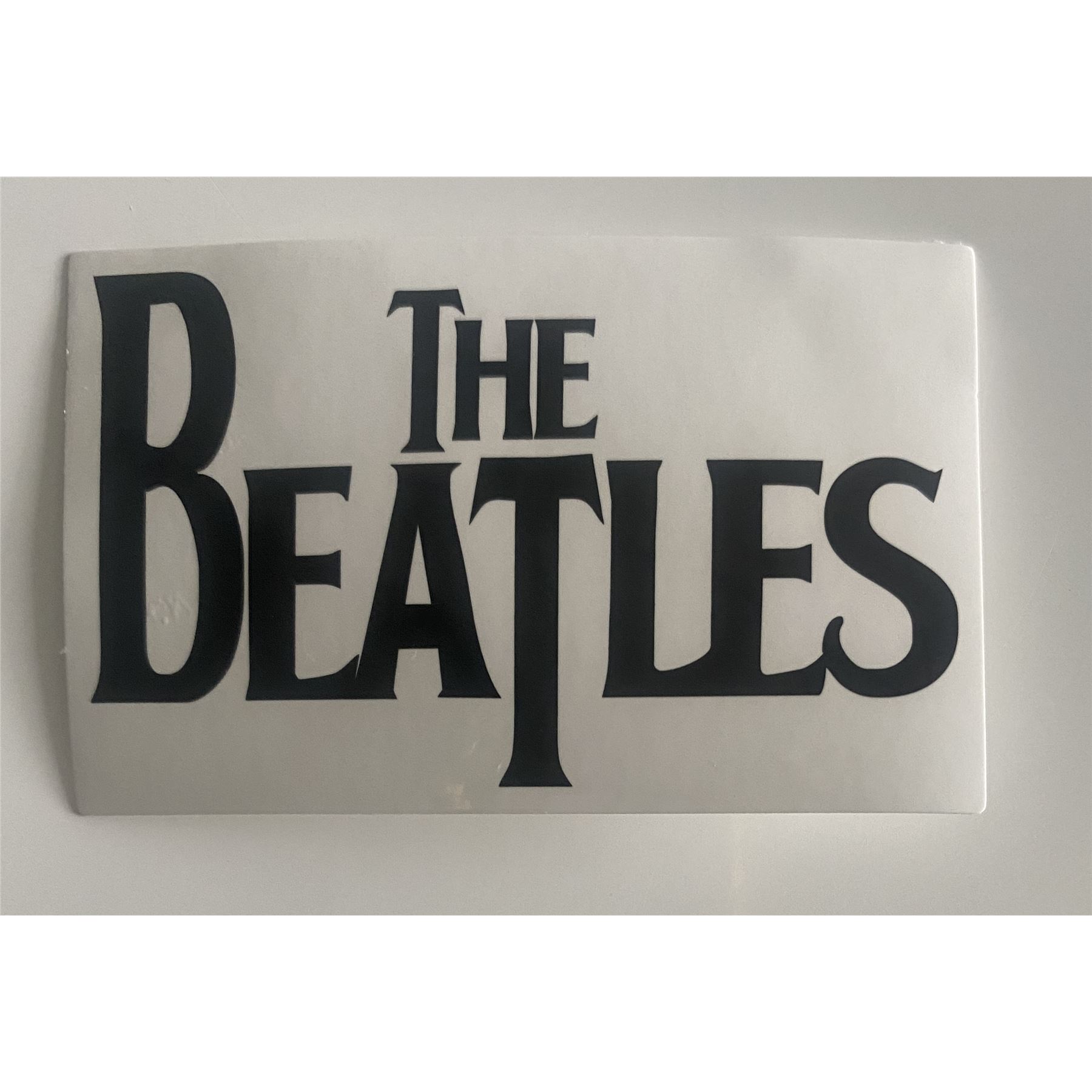 The Beatles logo sticker