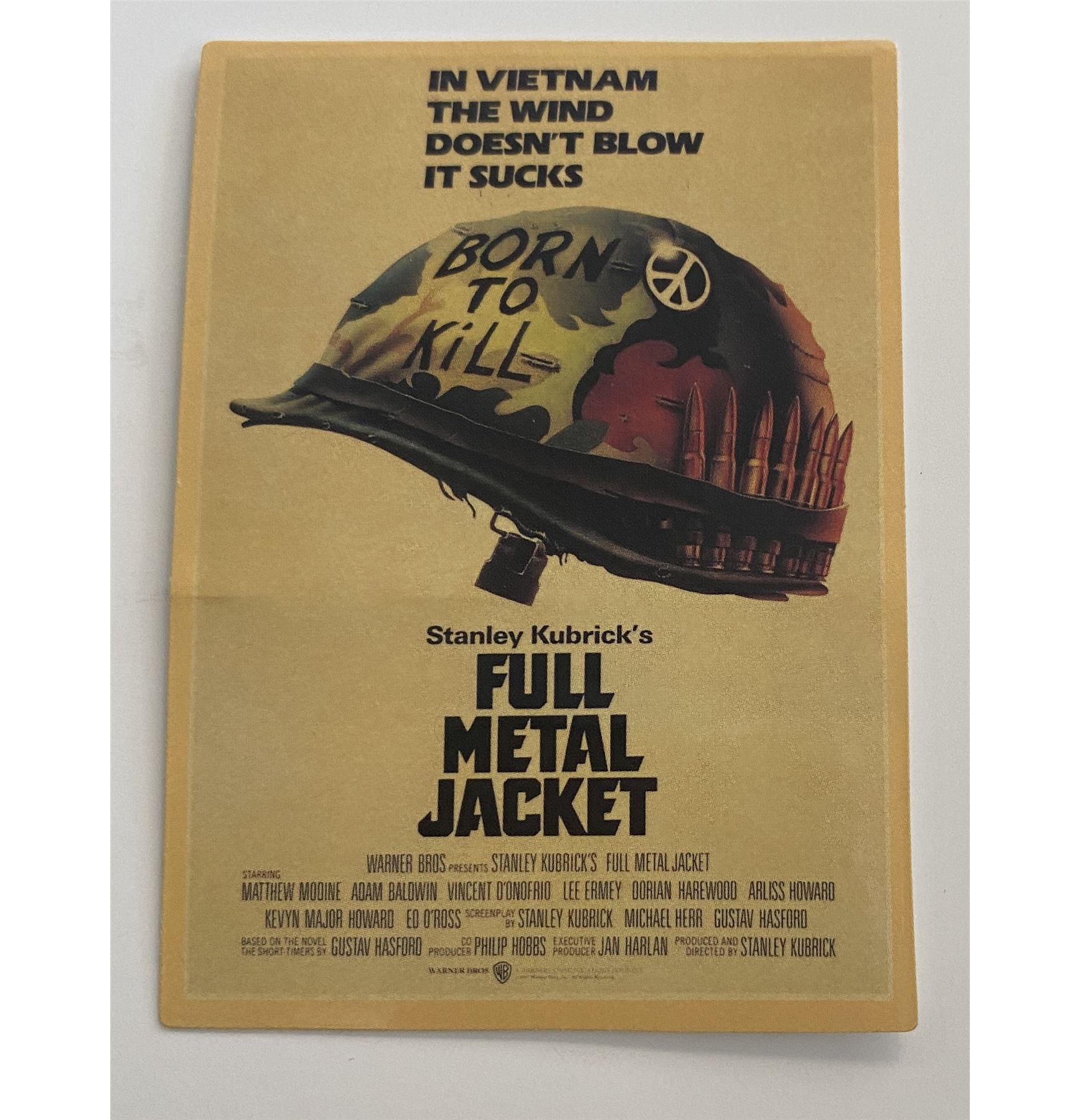 Full Metal Jacket movie sticker