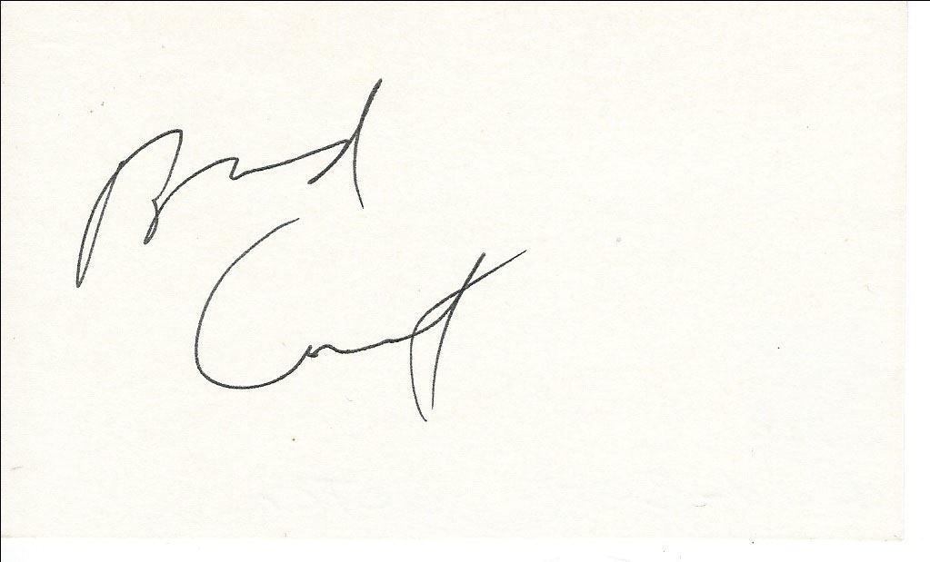 Bud Cort original signature