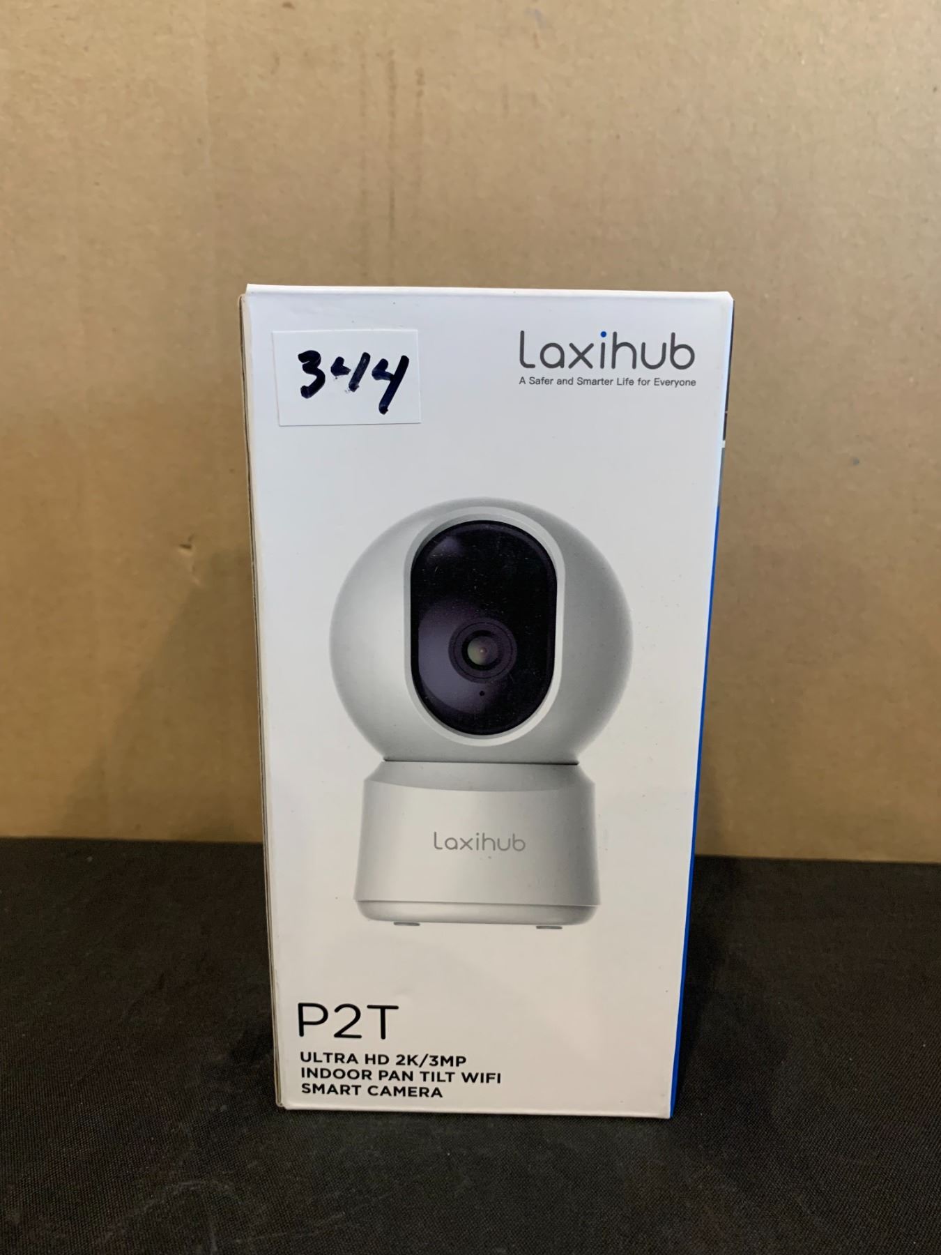 Laxihub Indoor Security Pan Tilt Wifi Smart Camera - Ultra HD 2K/ 3MP