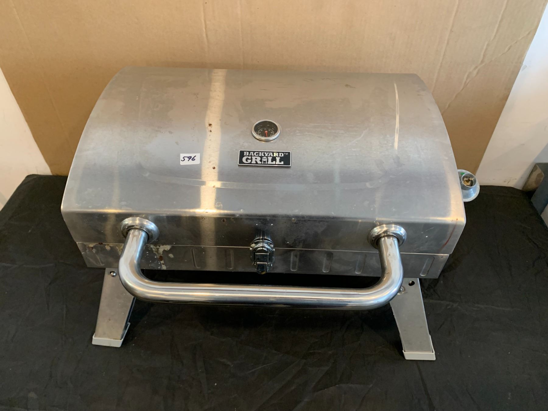 Backyard Grill Stainless Steel Table Top Gas Grill