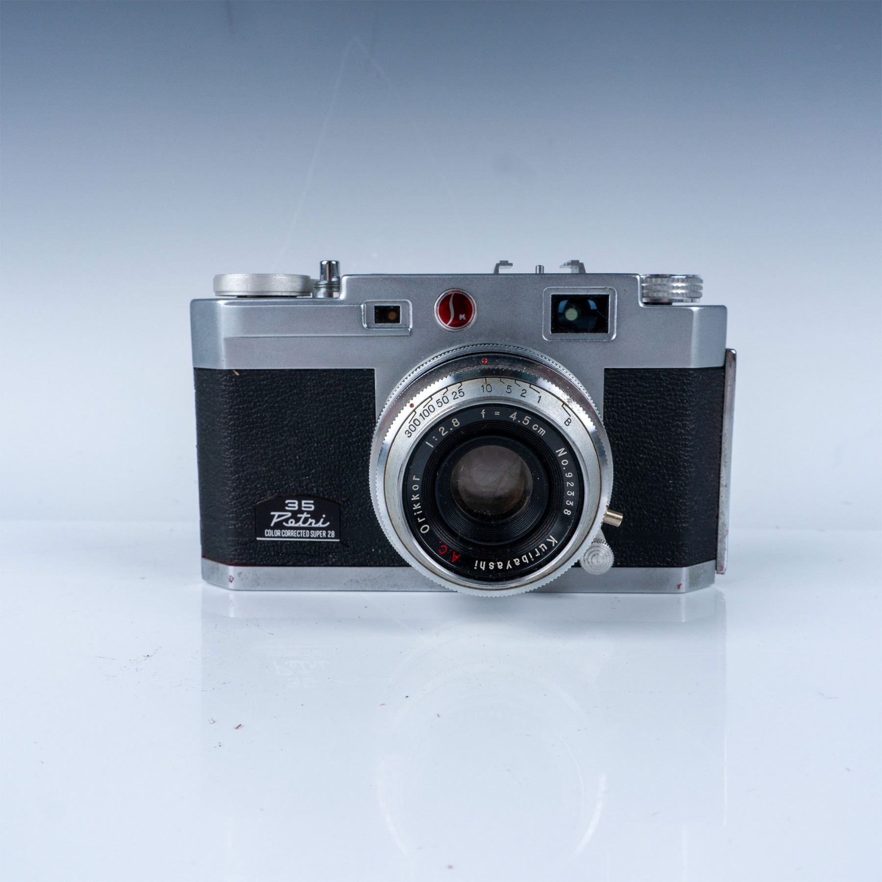 Kuribayashi Petri 35 Camera with Orikkor 45mm Lens and Case