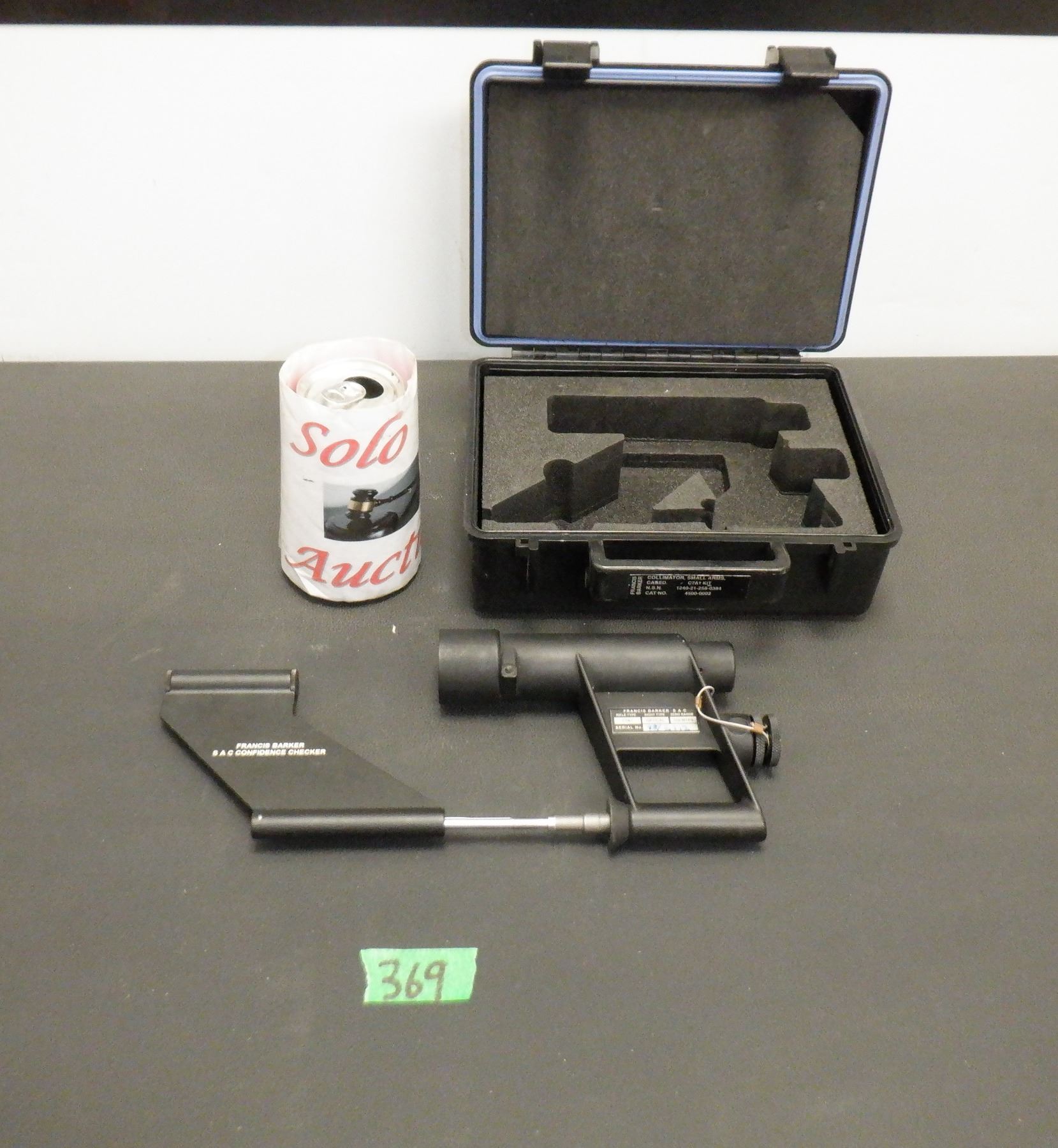 Francis Barker S A C Confidence checker Collimator in carrying case for ...