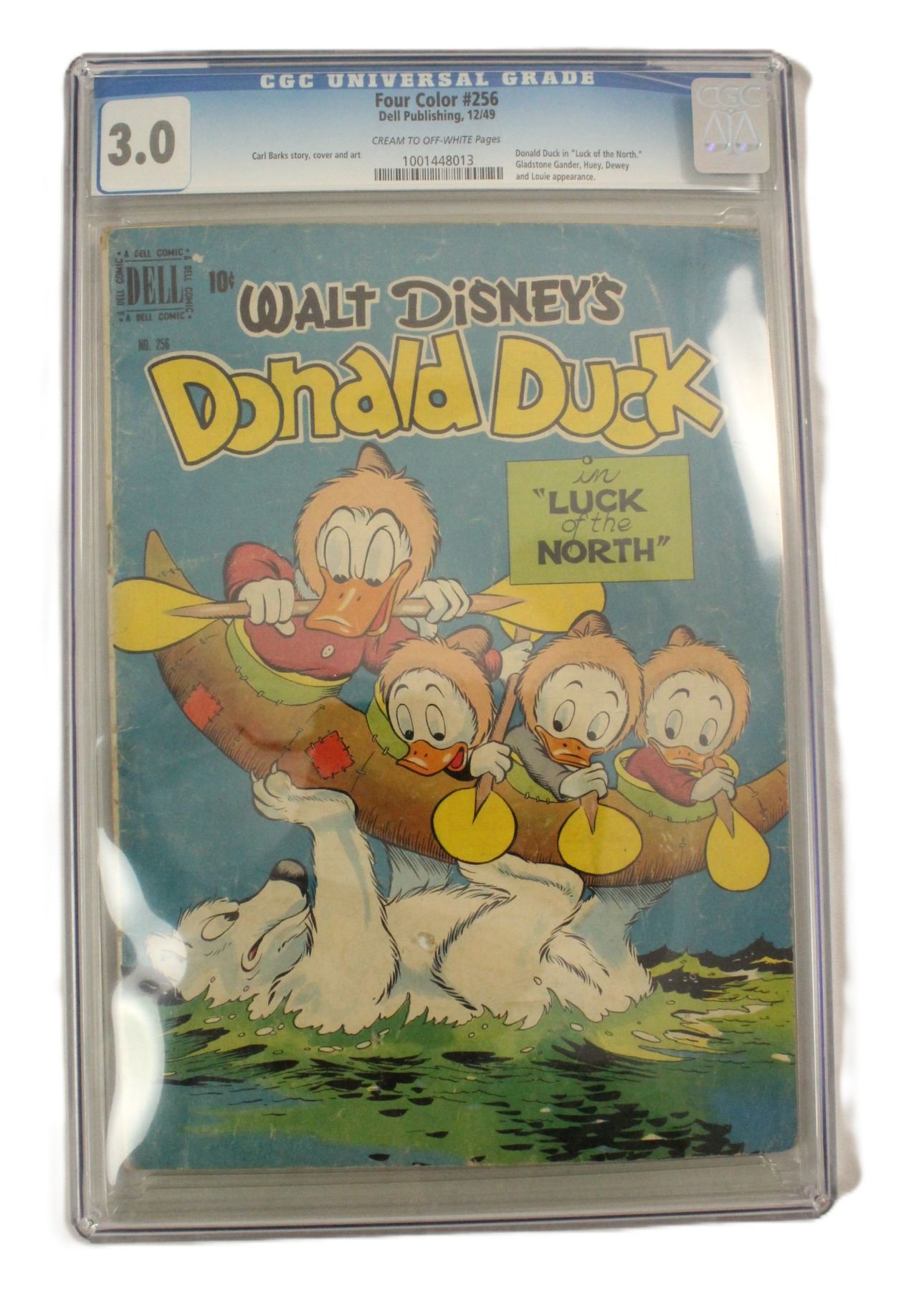 A Very Rare 1949 Graded Donald Duck Comic Book.