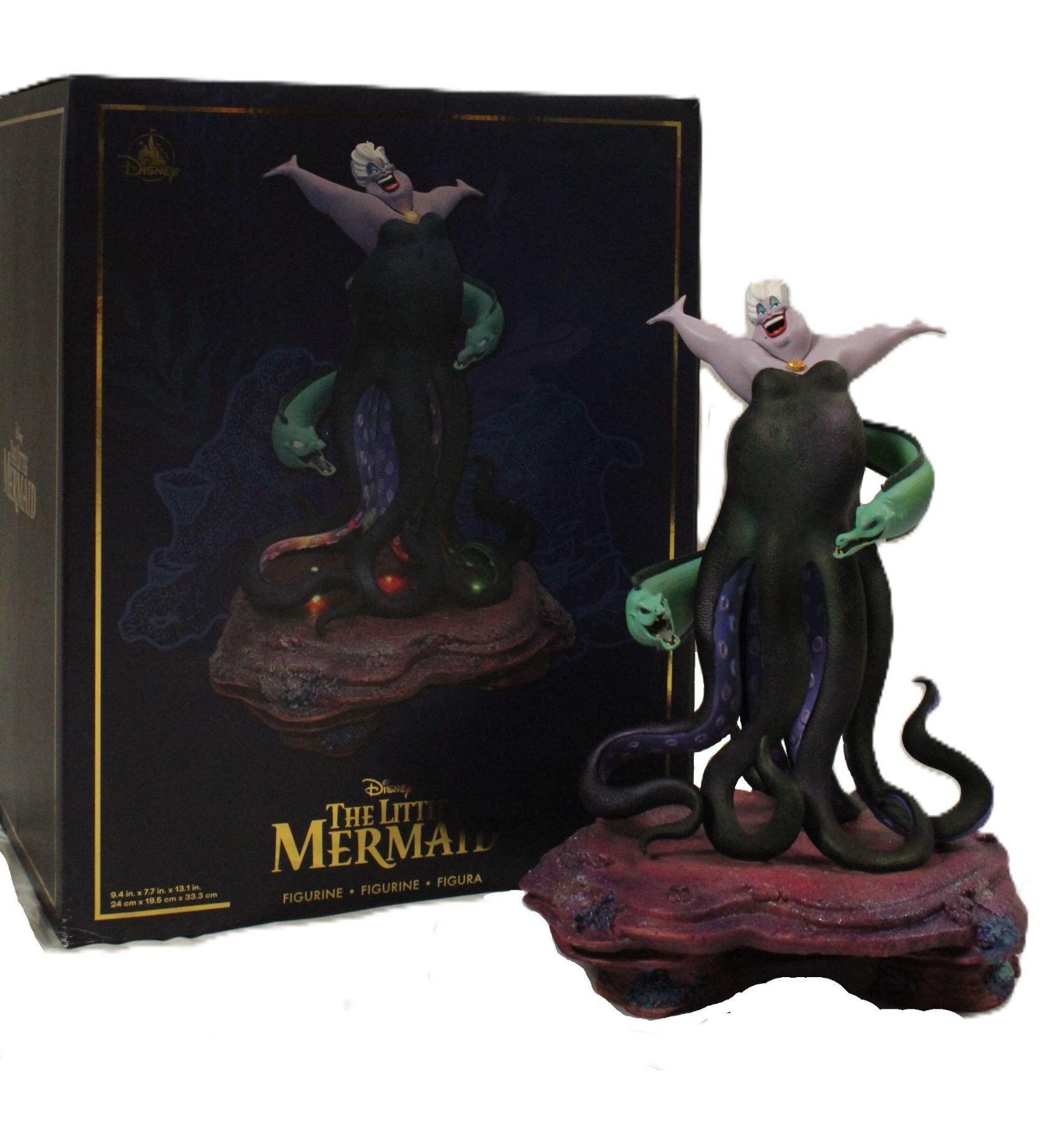 A 2022 Disney Parks The Little Mermaid Ursula Light Up Statue Figurine ...