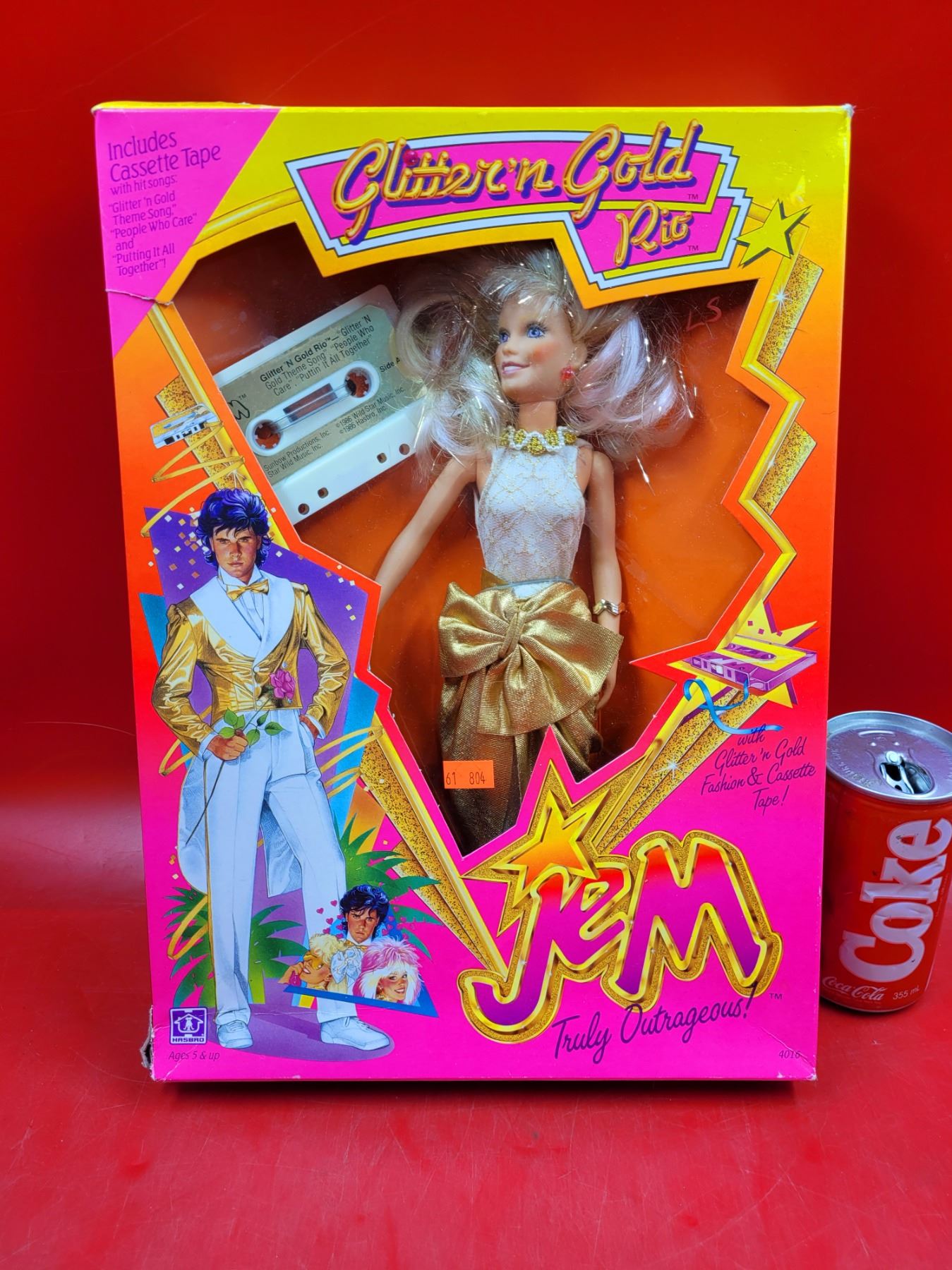 VTG 1980's Hasbro Jem & The Holograms Collection: Glitter 'n Gold Rio Doll
