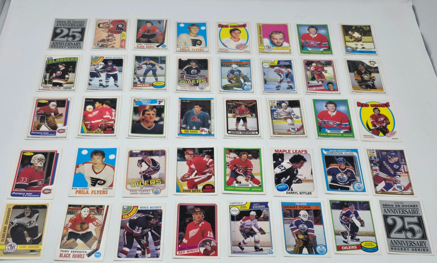 Vintage Hockey Card Collection - Assorted Players