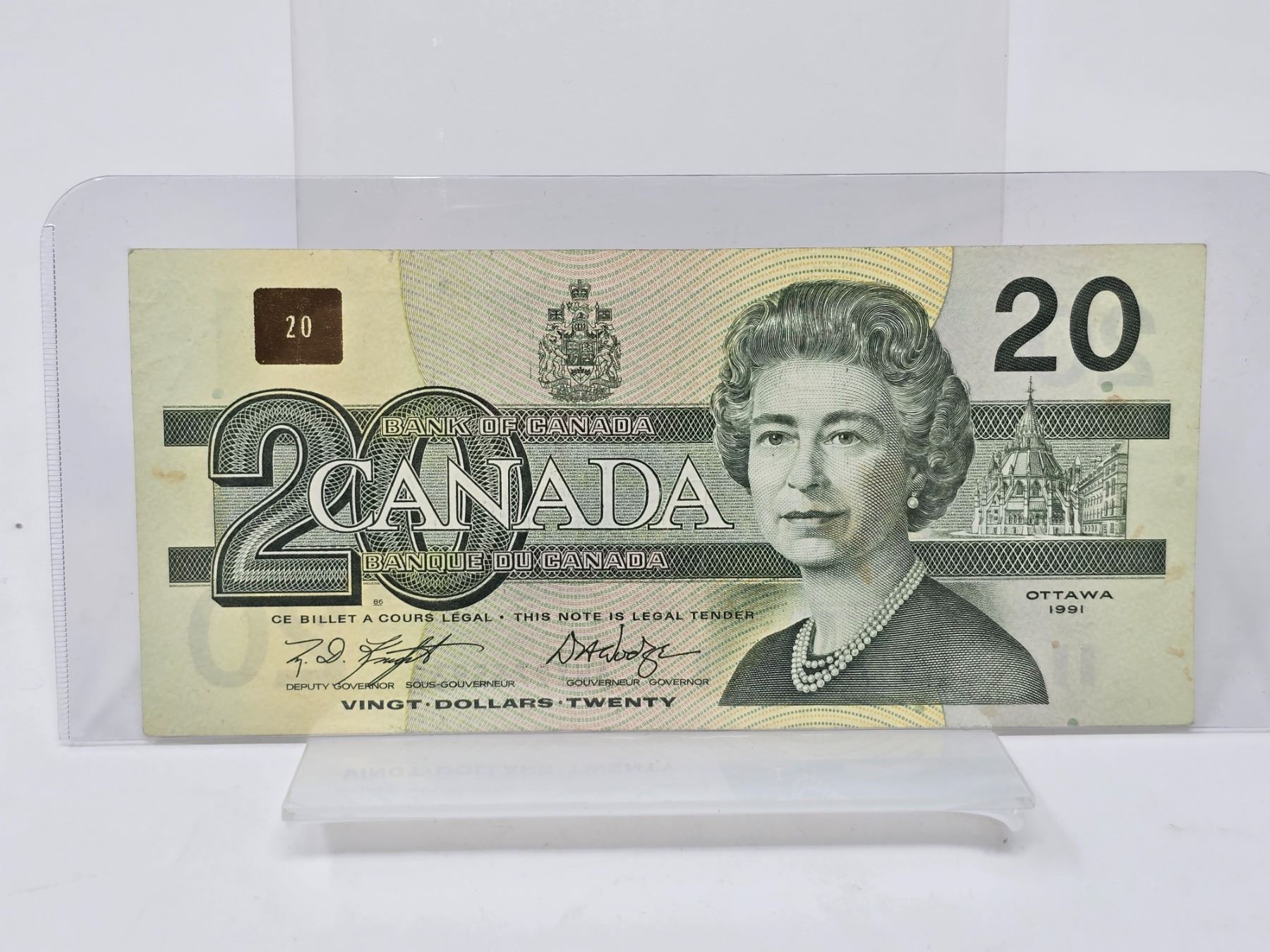 Canadian $20 Banknote - 1991