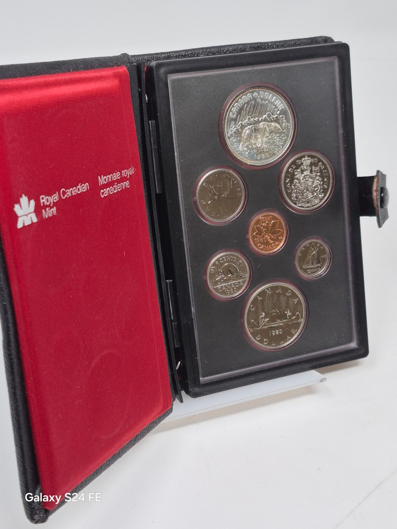 Royal Canadian Mint Proof Coin Set - 1980 & 1987