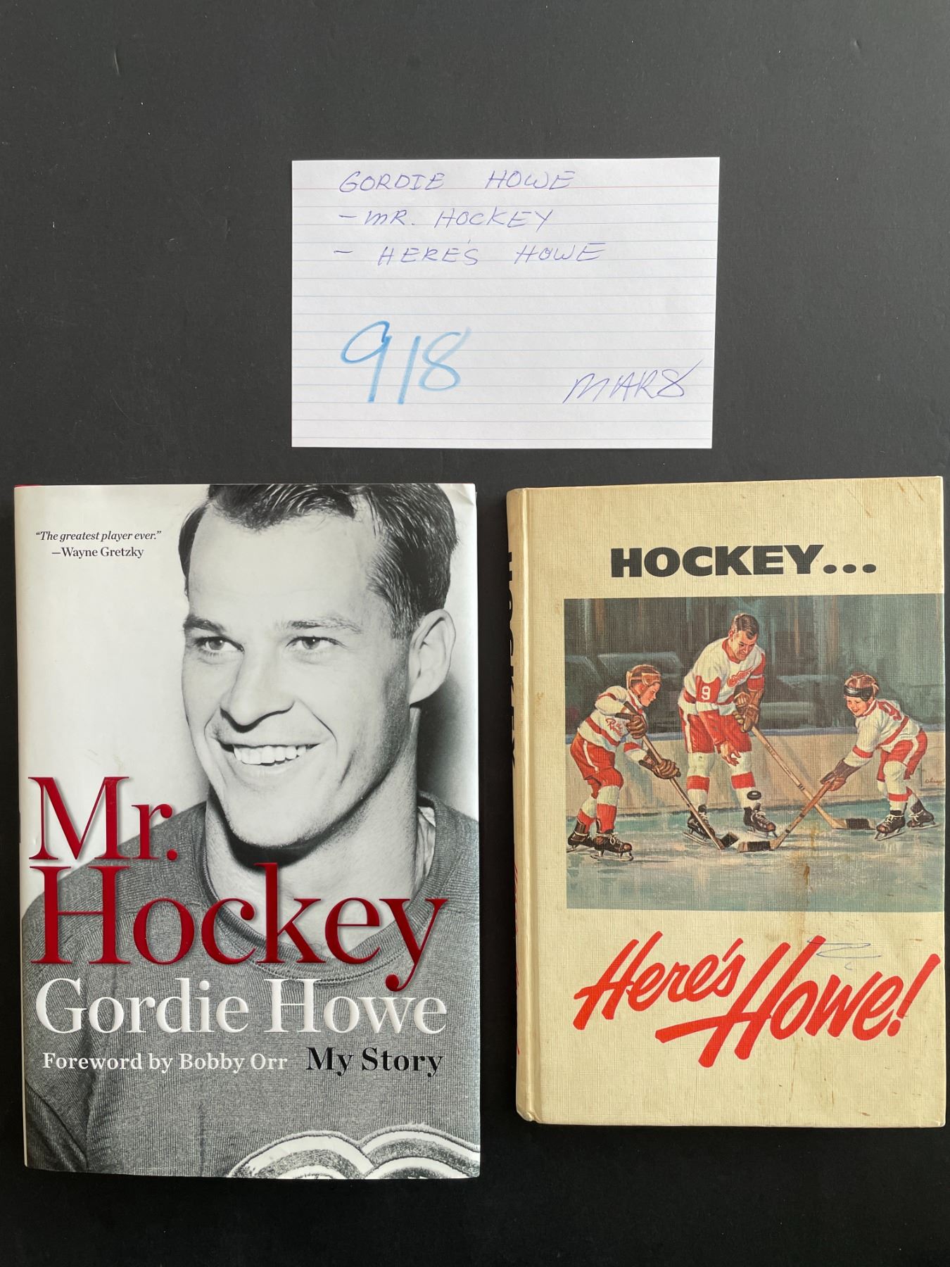Gordie Howe - Mr hockey - heres Howe - Schmalz Auctions