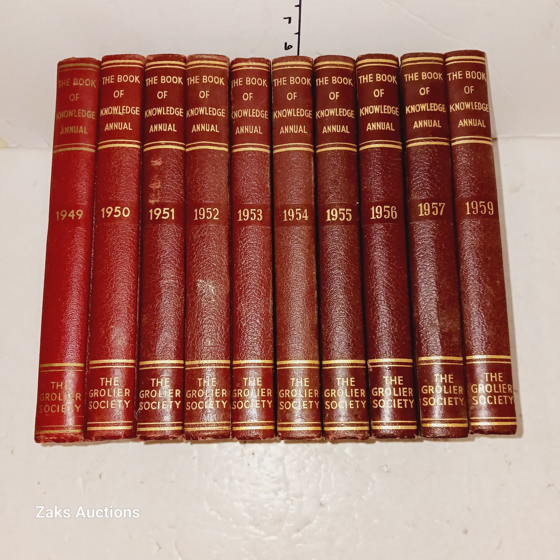 Set of 10 Years, The Book of Knowledge Annual - 1949-1959