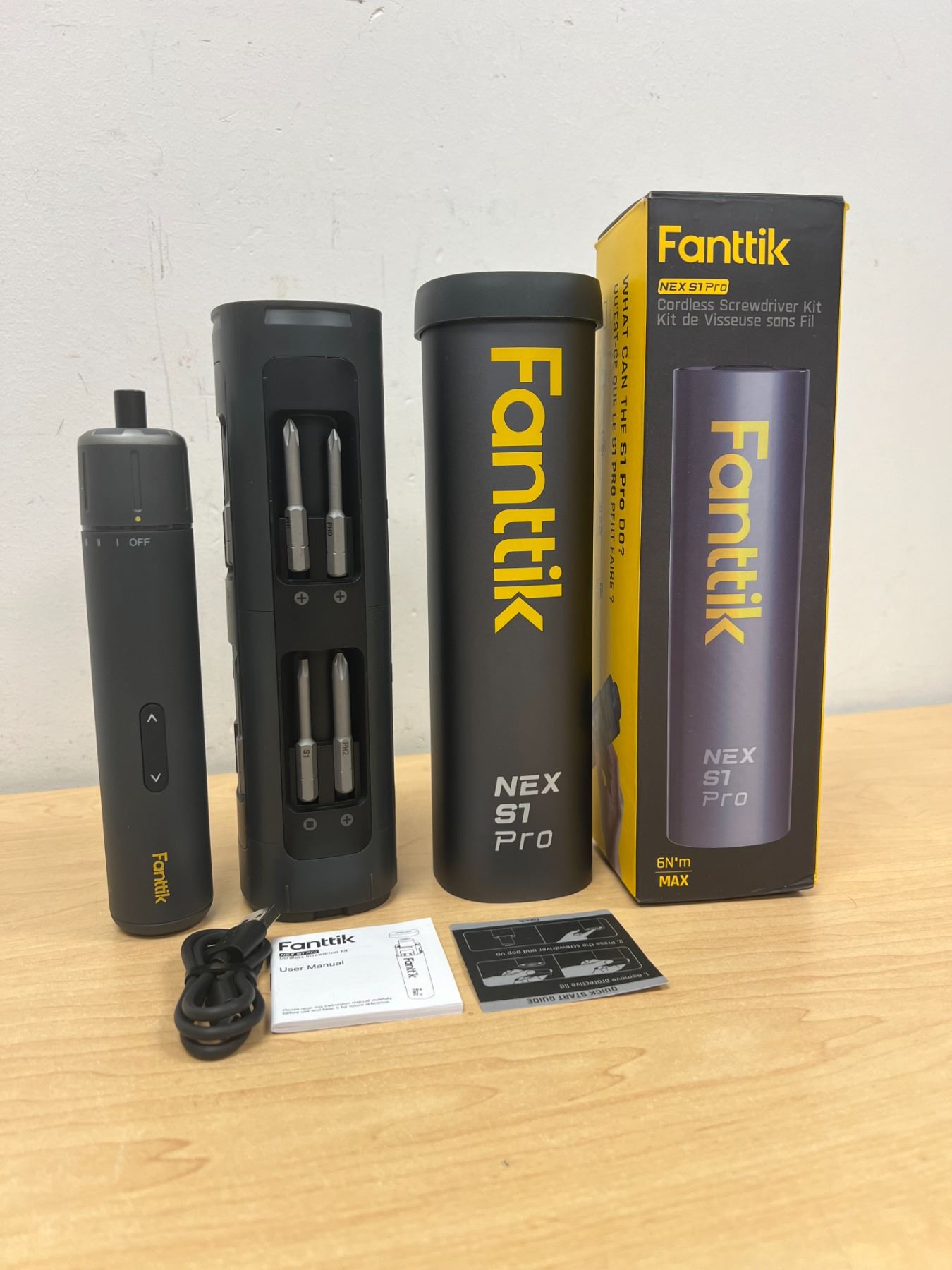 Fanttik Rechargeable Screwdriver set - Nex S1 Pro - see all photos