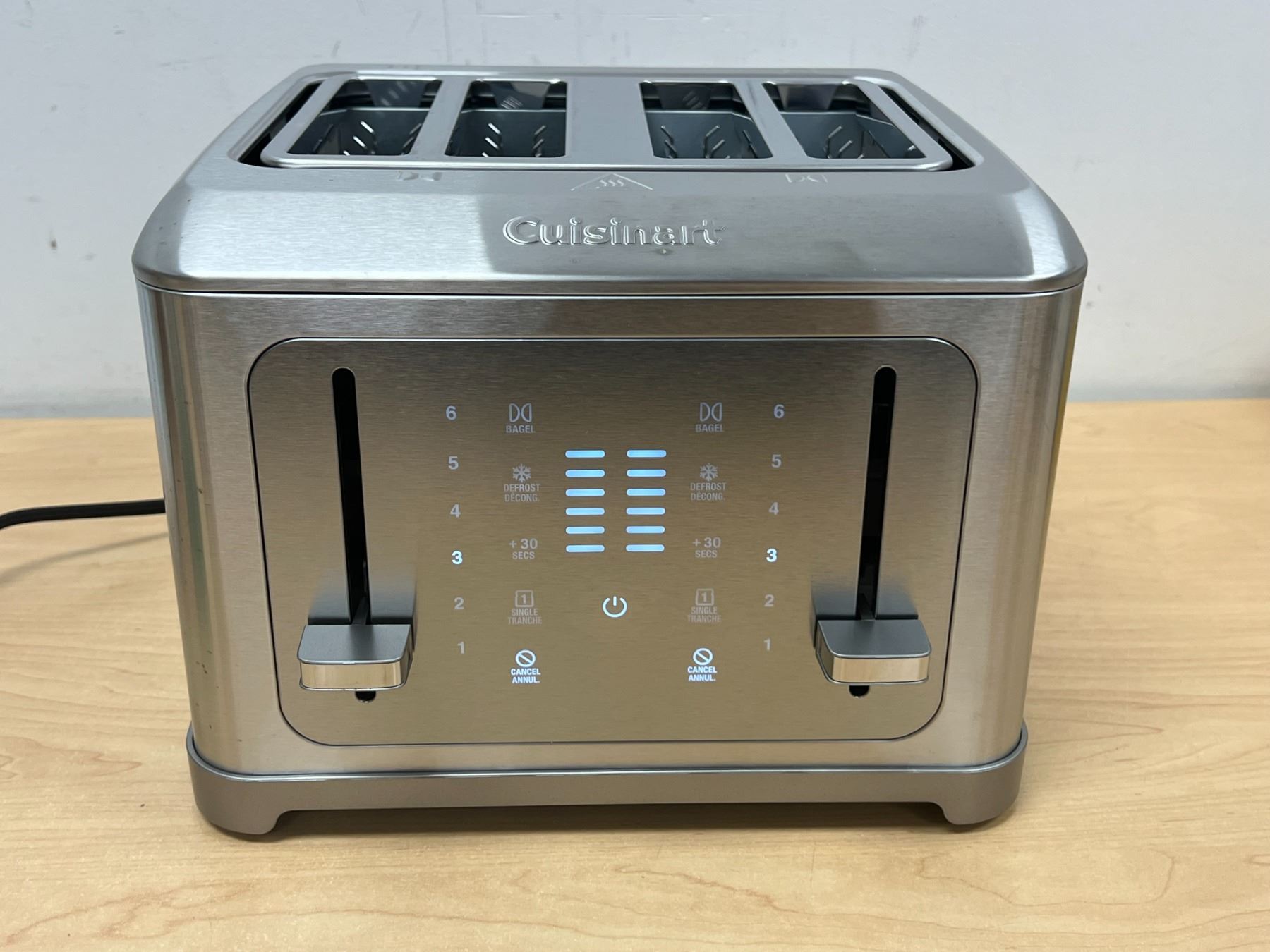Cuisinart Touch Screen 4 Slice Toaster - tested quickly and worked ...