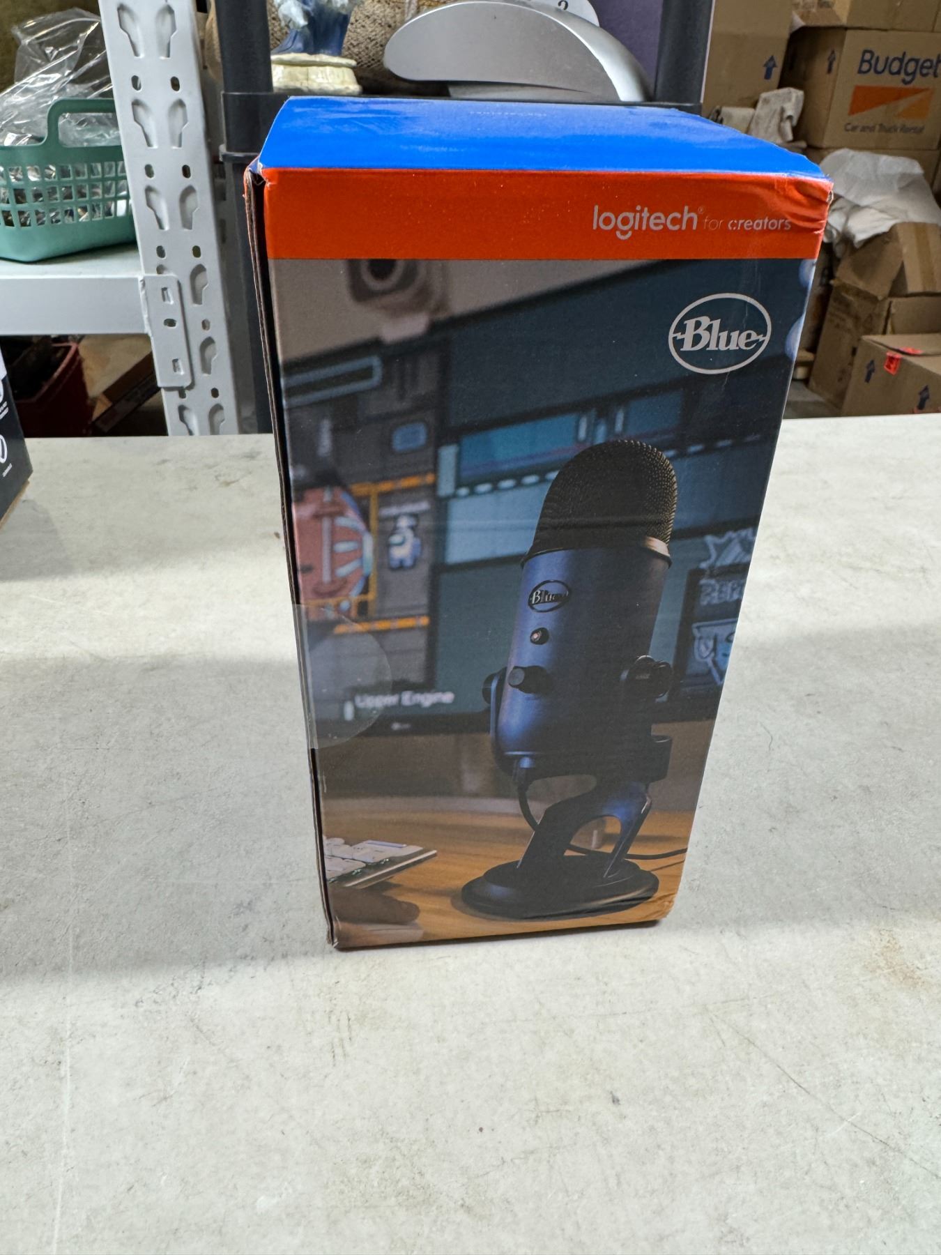 Blue yeti premium multi pattern, USB microphone with blue voice