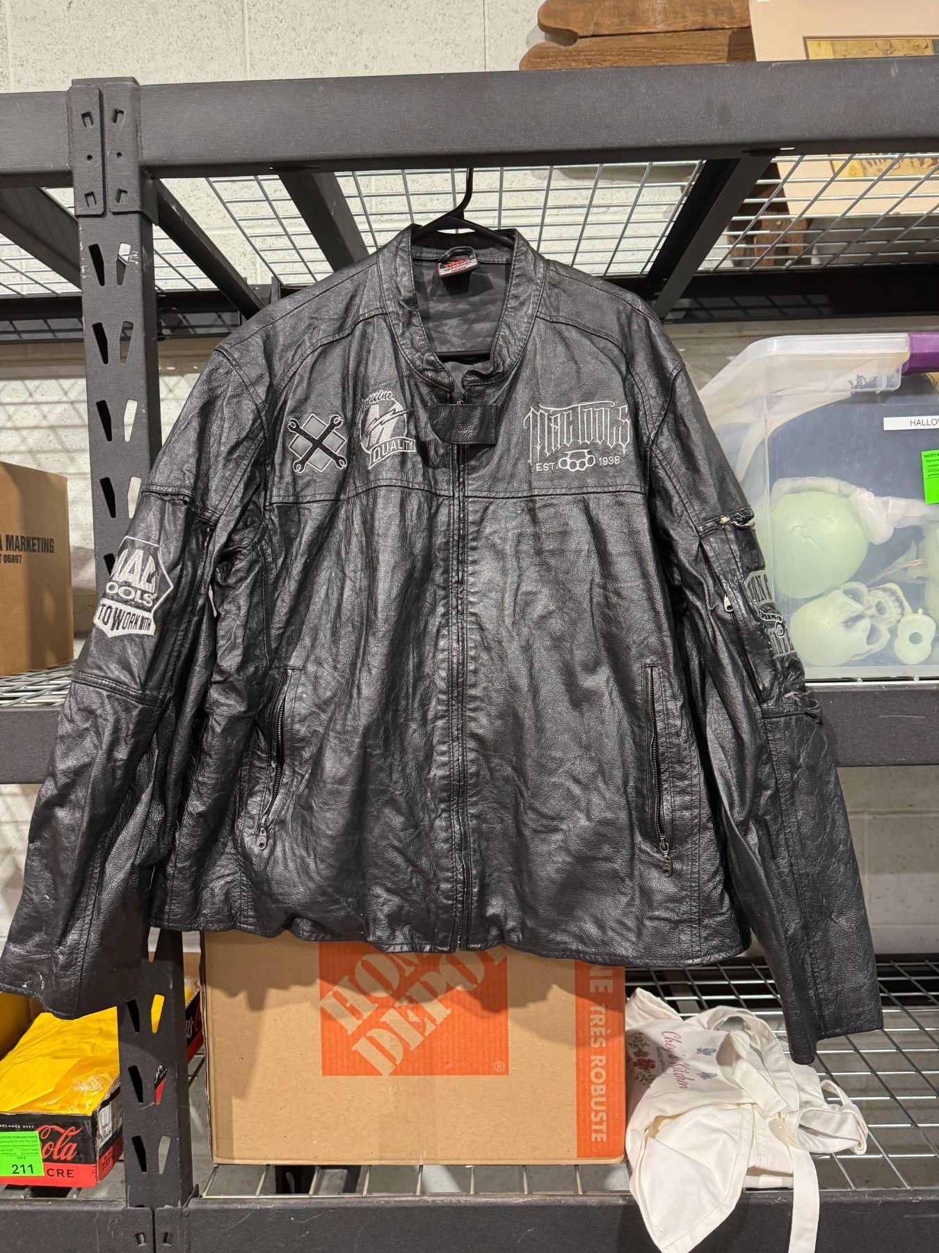 MAC tools , leather jacket, XL