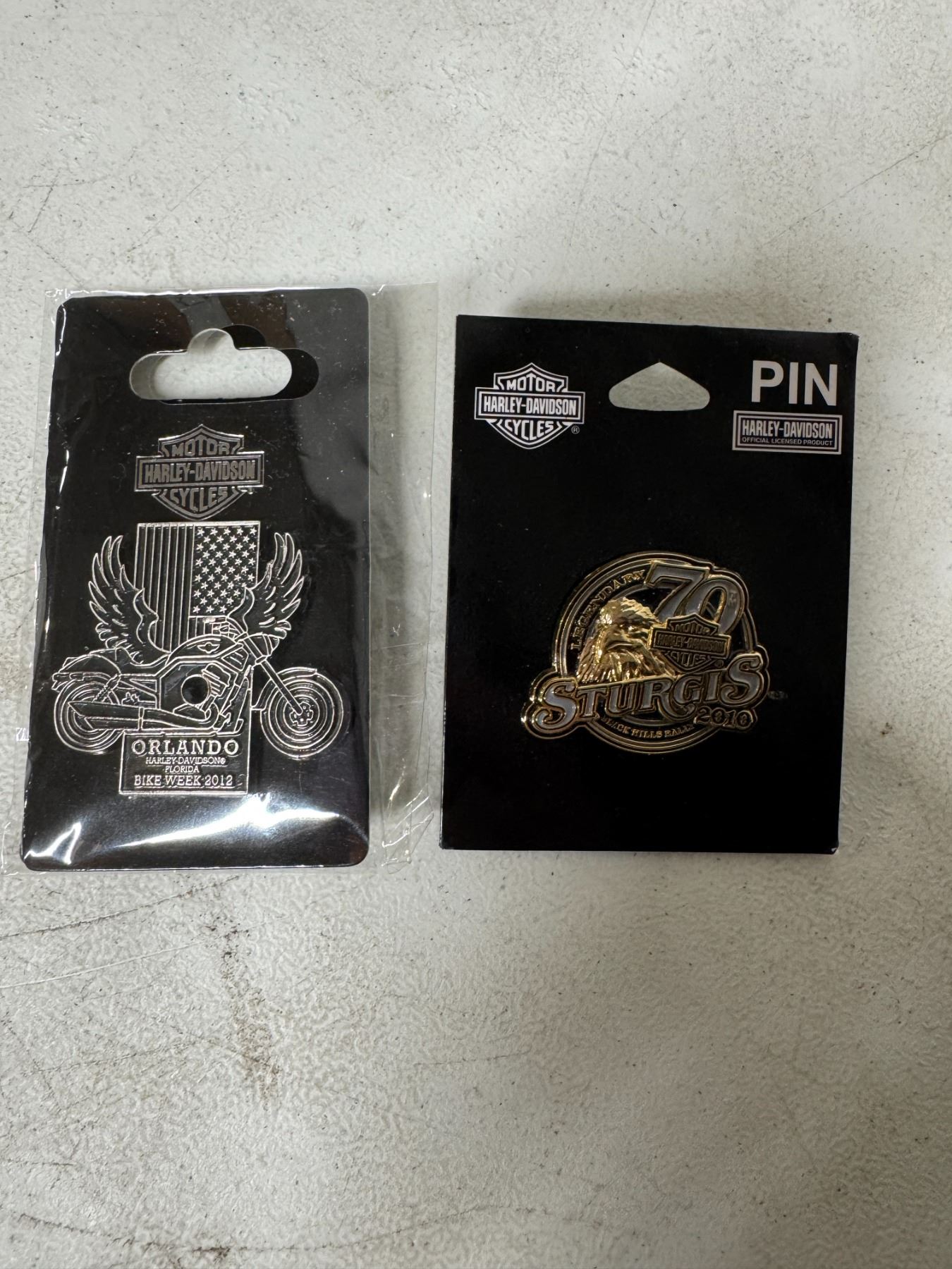 Harley Davidson pins