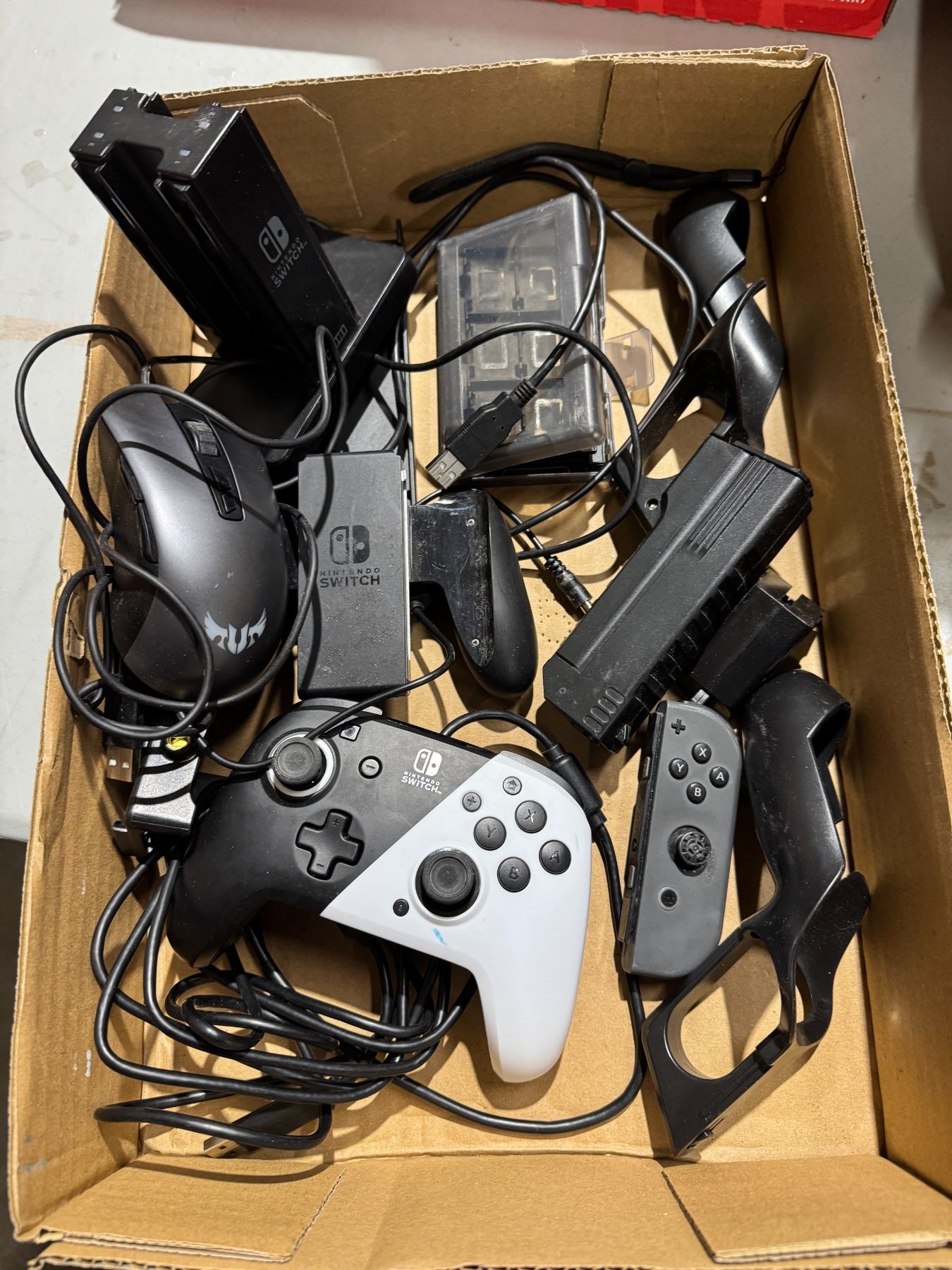 Electronic items, switch items, etc.