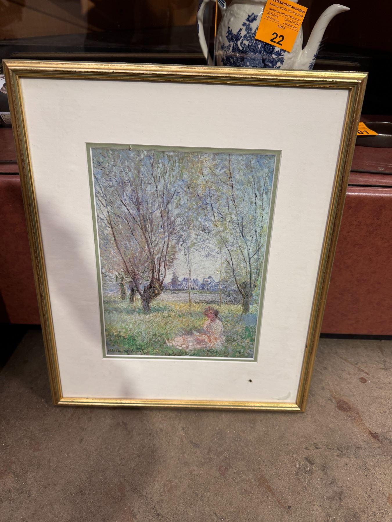 Monet woman seated under the willows national Gallery of art Washington DC