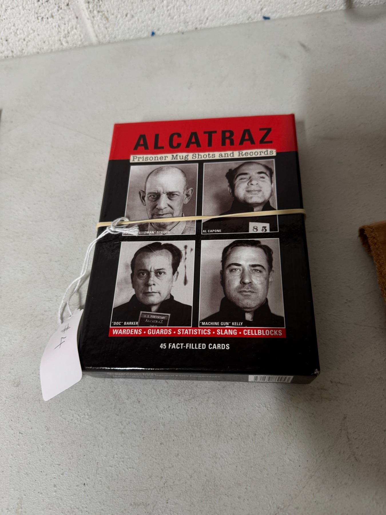Alcatraz prisoner mug shot cards Alcatraz prisoner mug shot cards