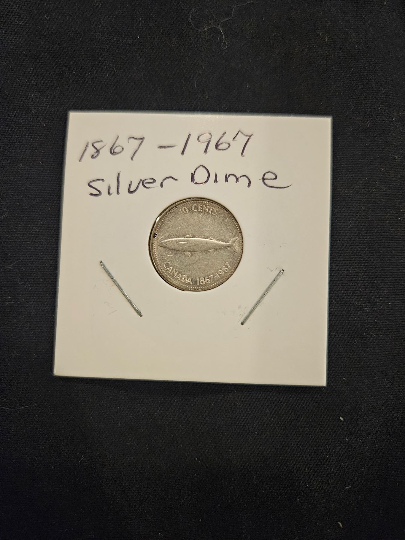 1867-1967 Silver dime