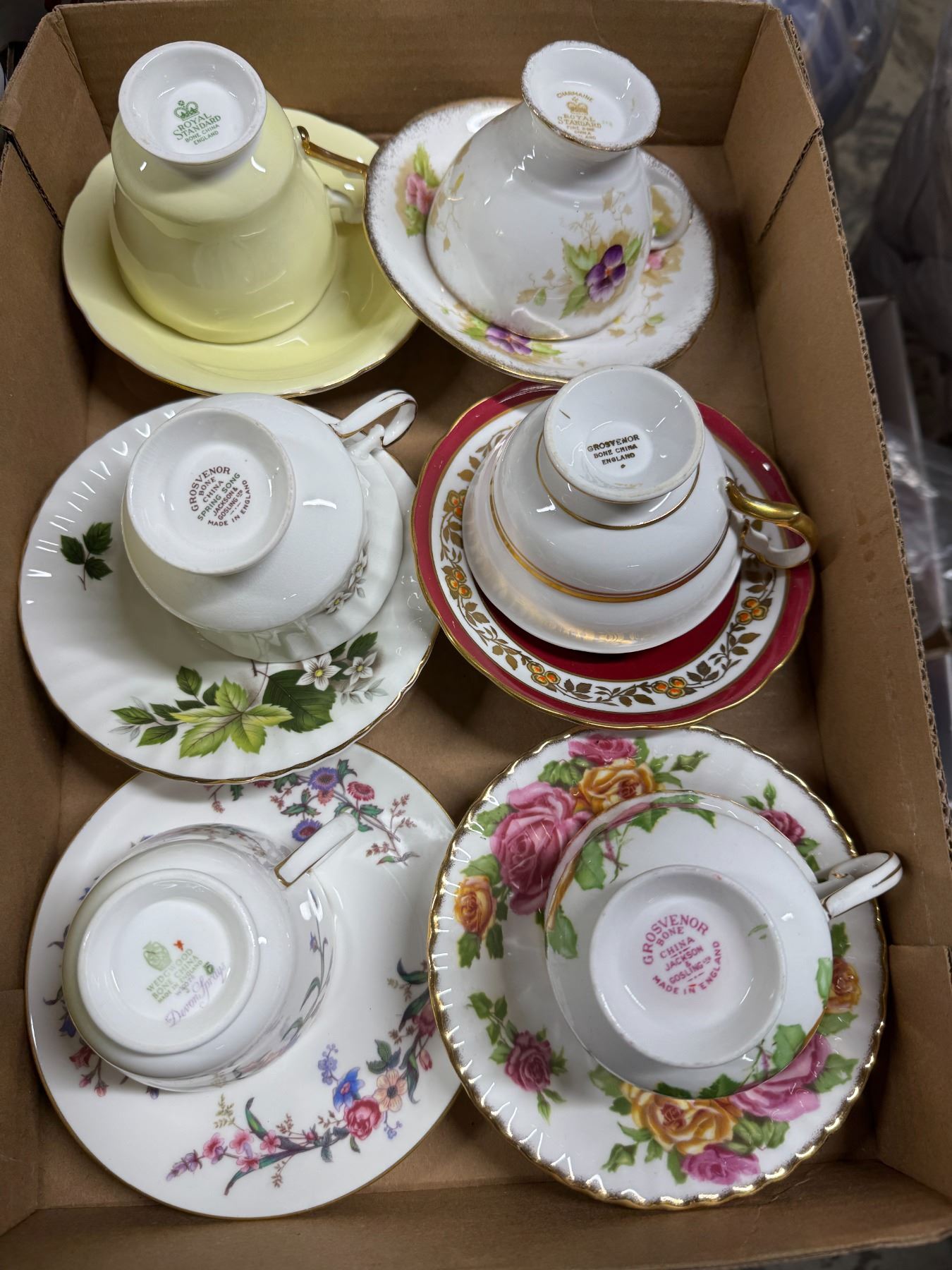 Tea cups and saucers