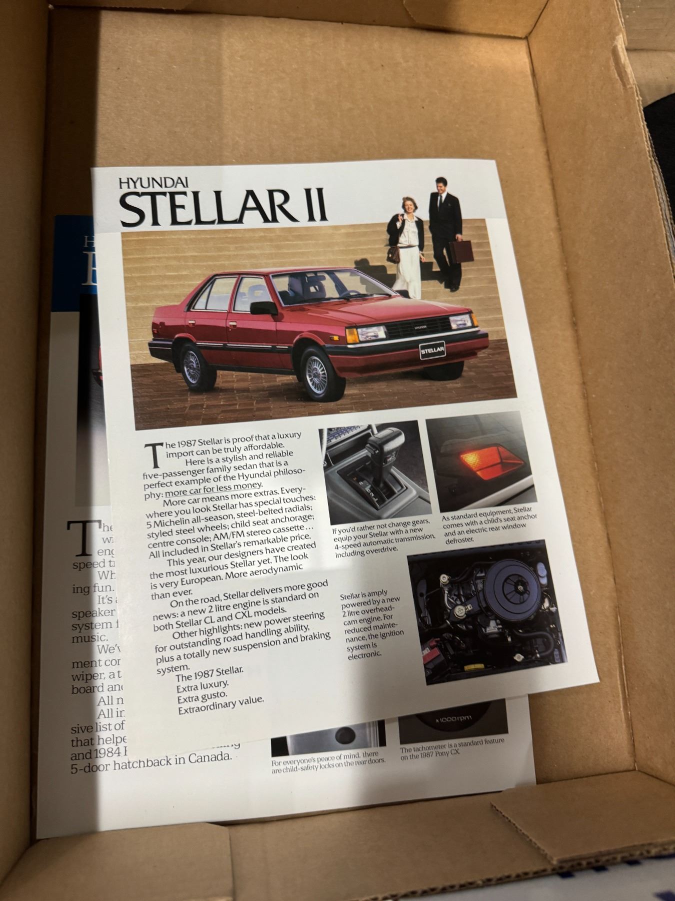 Hyundai stellar ll vehicle advertising