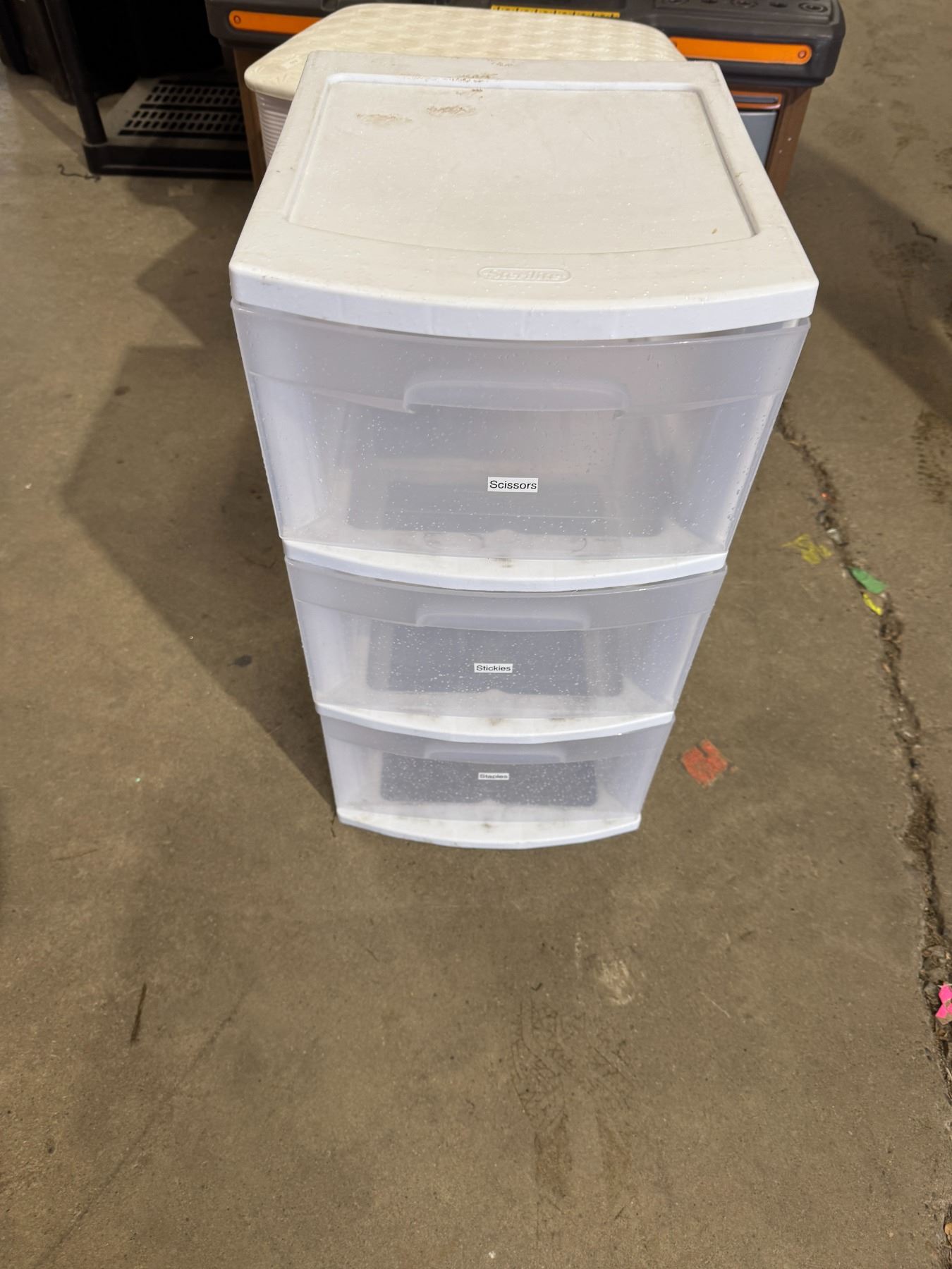 Sterilite storage drawers