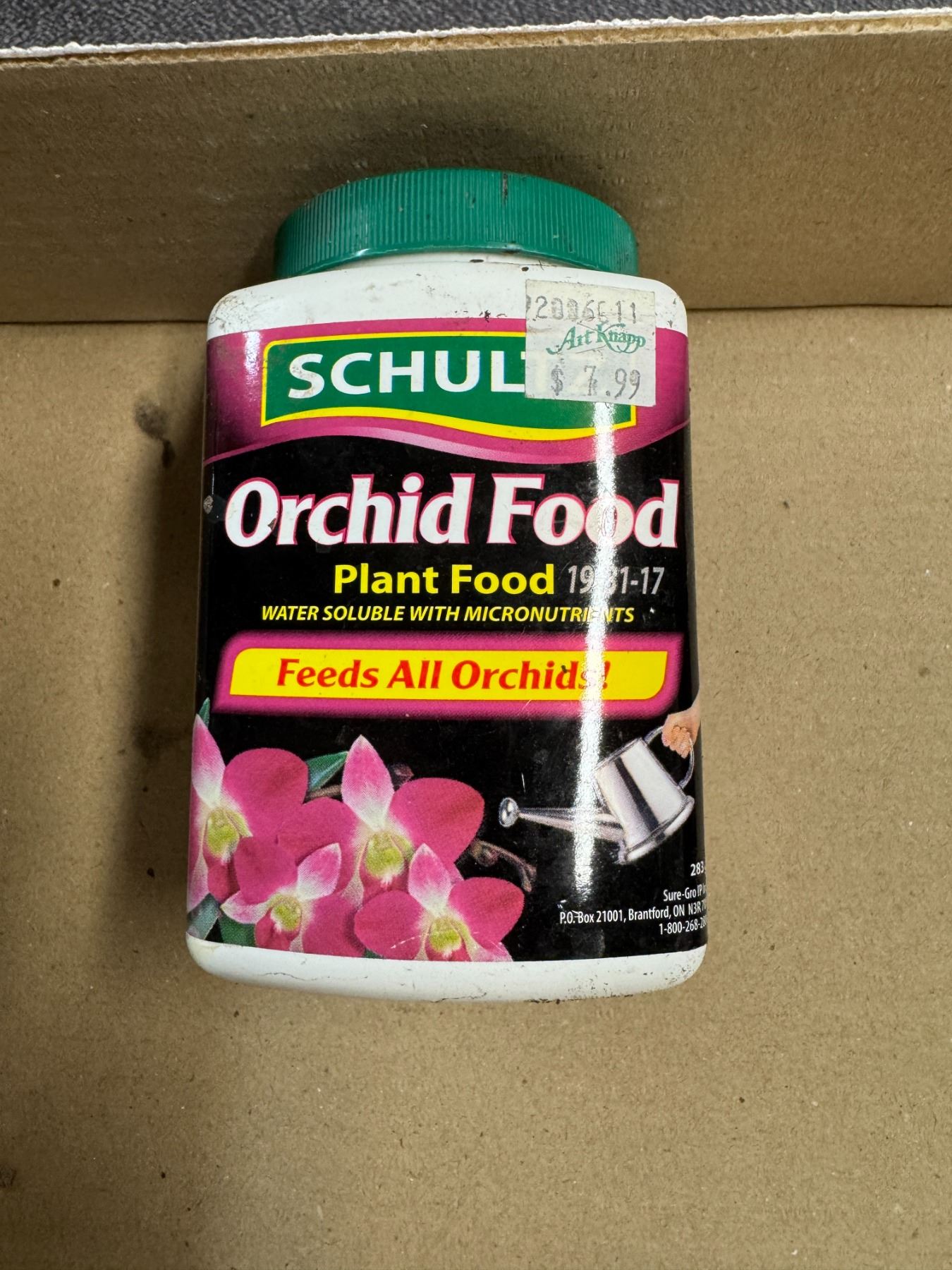 Orchid, plant food