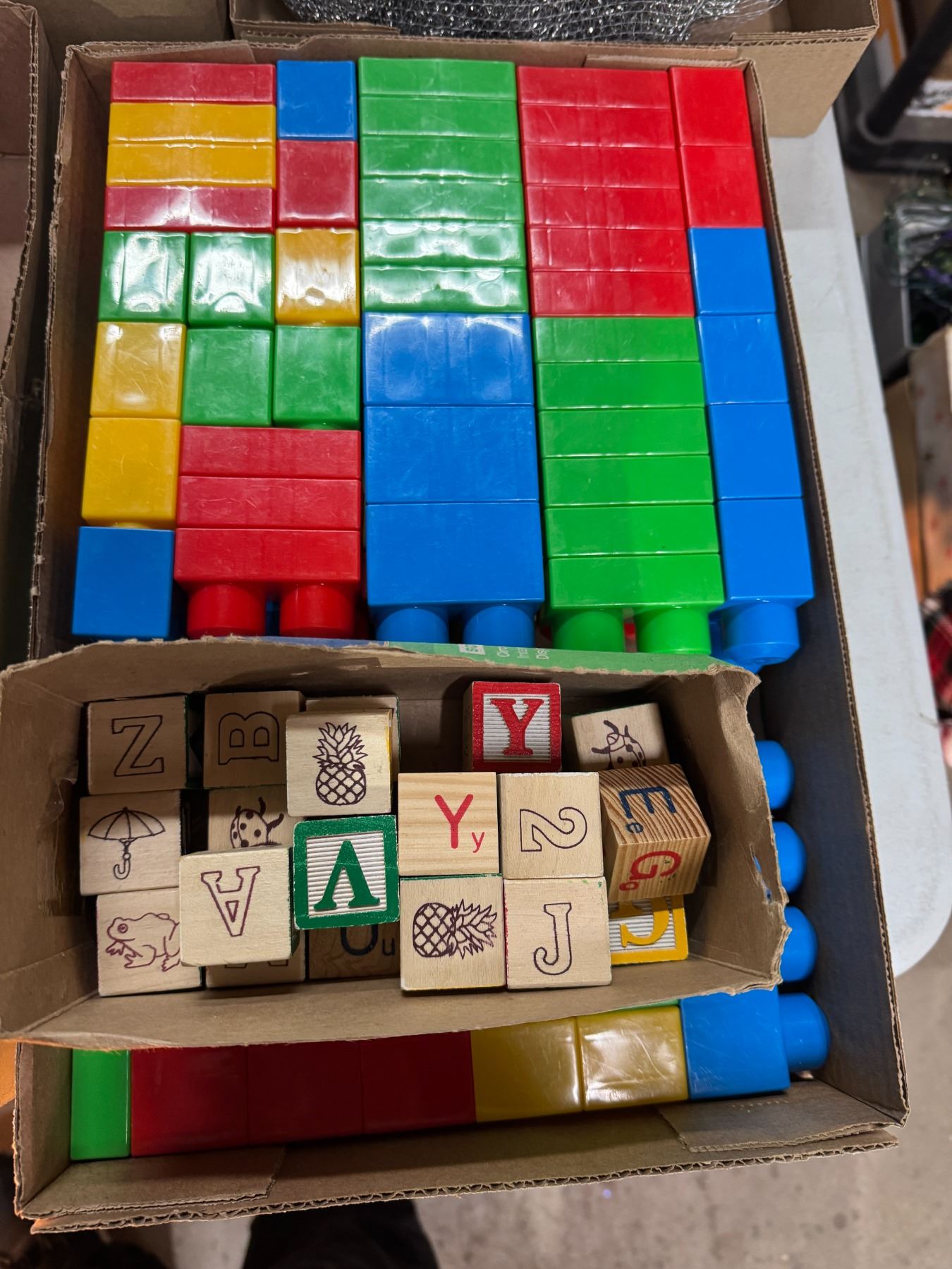 Wood blocks mega blocks