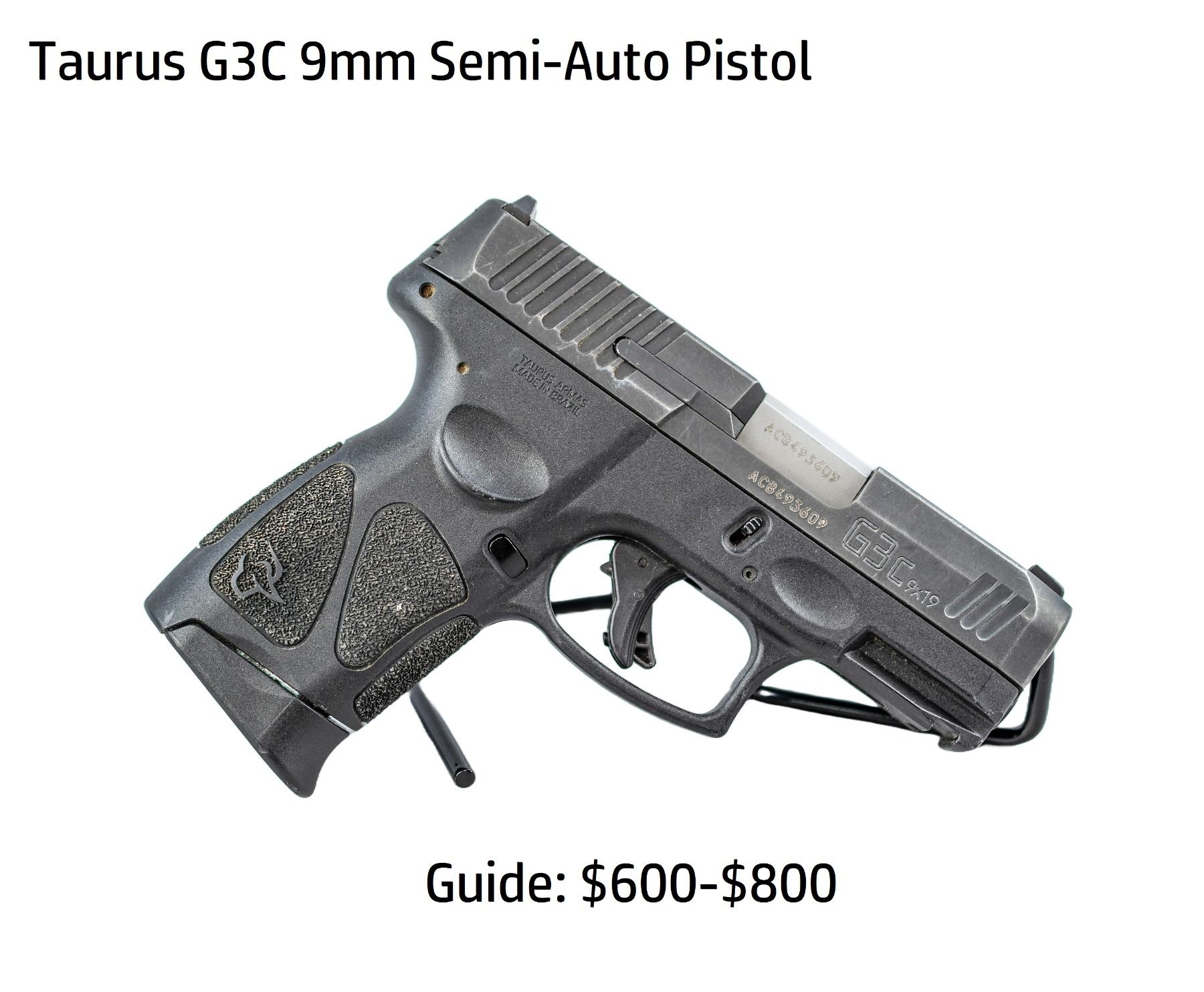 Taurus G3C 9mm Semi-Auto Pistol