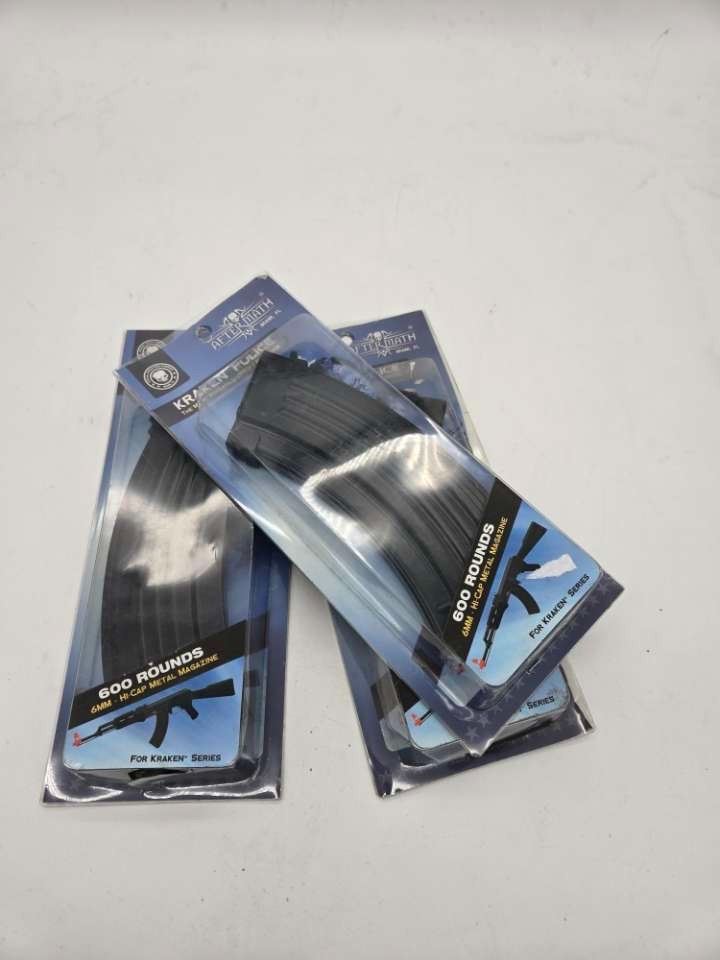 3 Aftermath Kraken Police airsoft magazines
