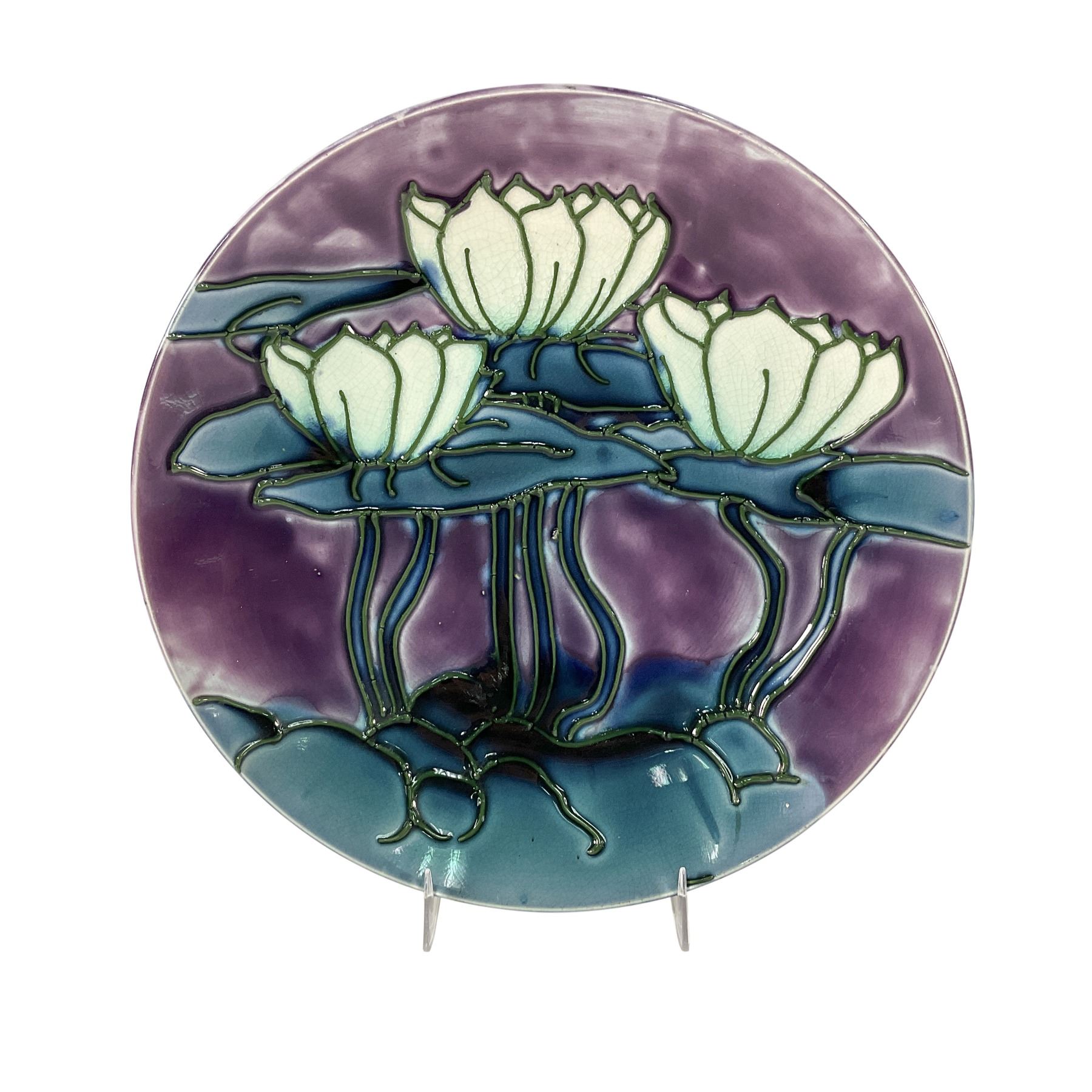 Minton Secessionist Art Nouveau Lily Plate