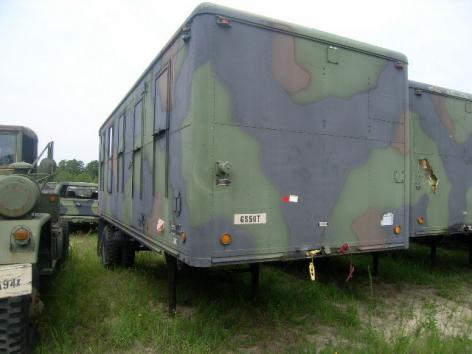 M146 VAN SEMITRAILER, 6 TON, 2 WHEEL, M46 SOUTHWEST TRUCK BODY, FIFTH ...