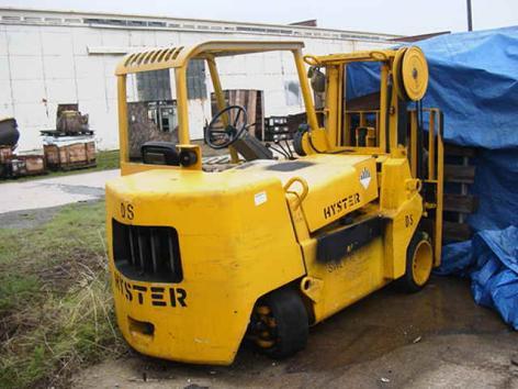 HYSTER CO MDL:S60XL DIESEL FORK LIFT TRUCK CUSHION TIRES, 6K, 6000 ...