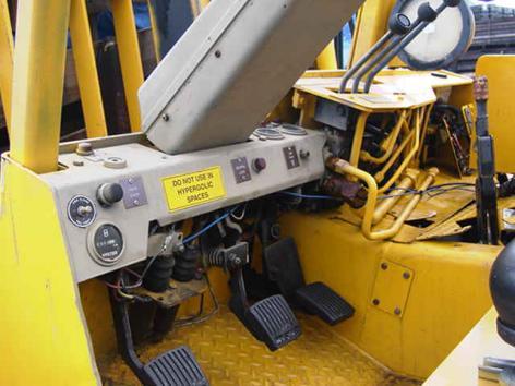 HYSTER CO MDL:S60XL DIESEL FORK LIFT TRUCK CUSHION TIRES, 6K, 6000 ...