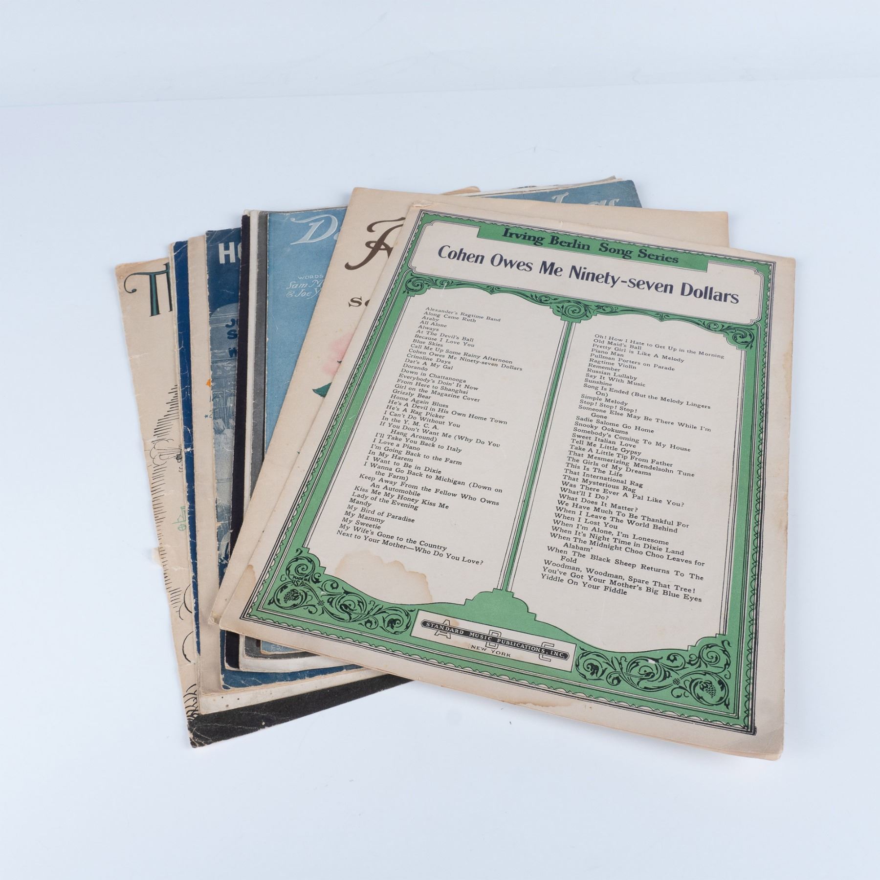 11pc Collection Of Antique Sheet Music