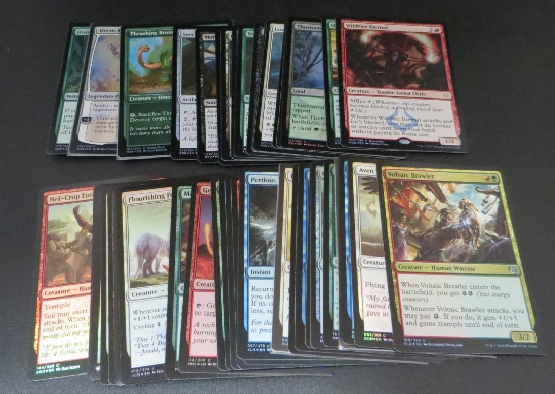 50 Foil MTG Cards includes Commons to Rares Various Sets & Colors