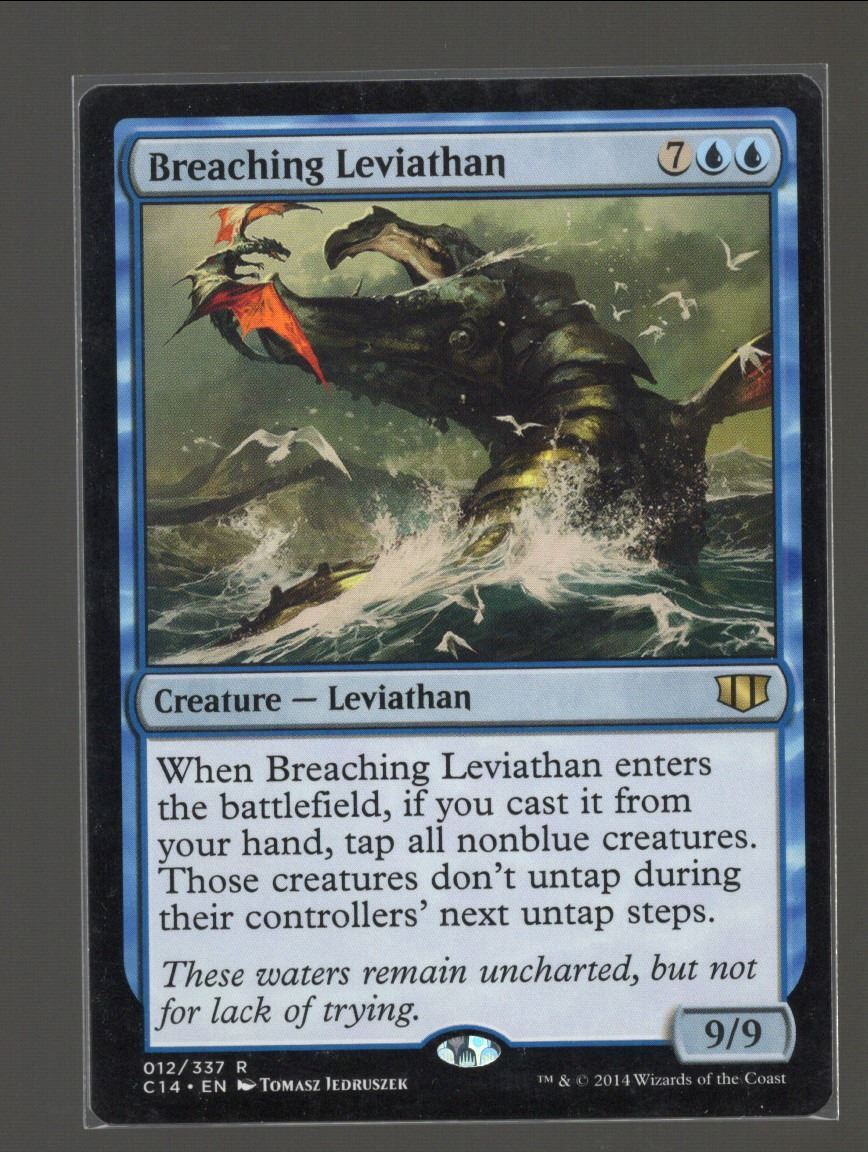 Magic the Gathering Breaching Leviathan Commander 2014