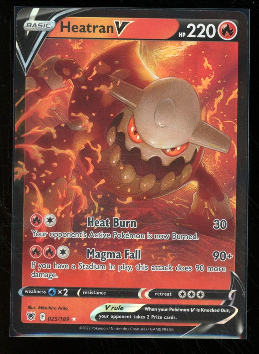 Pokemon Heatran V - 025/189 - Rare Ultra Astral Radiance